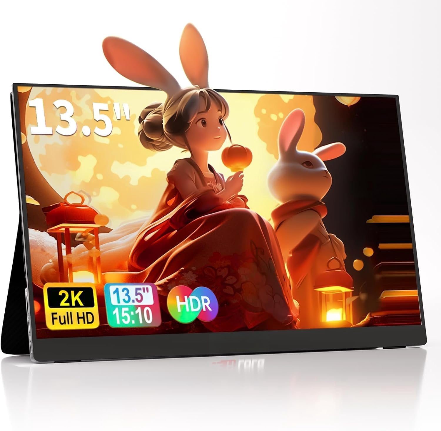 13.5''Portable for latop , FHD 60HZ Laptop Screen,-C and Inputs, -Slim ...