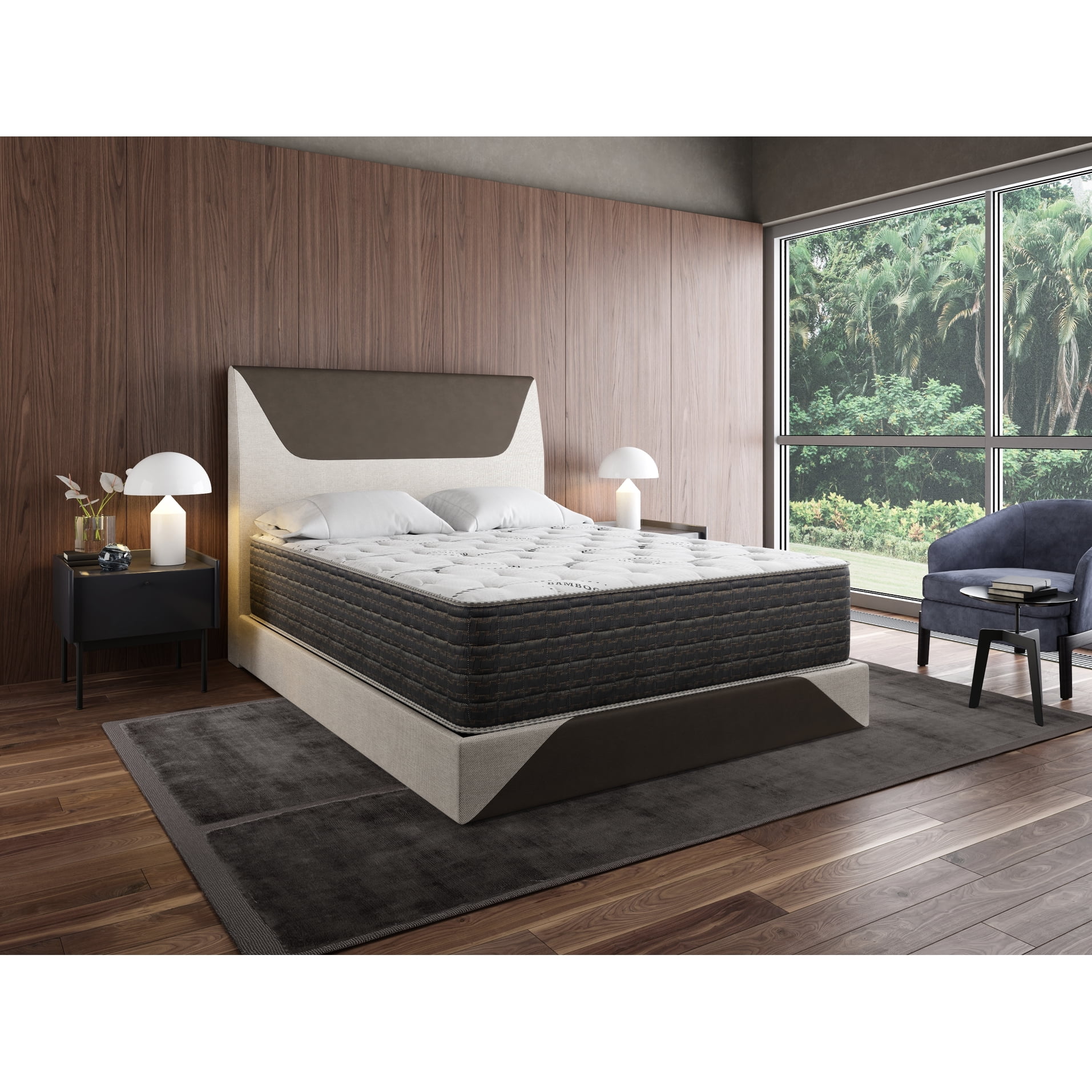 13.5" Two Sided Mattress - Twin Extra Long With Foam And Strong Springs ...