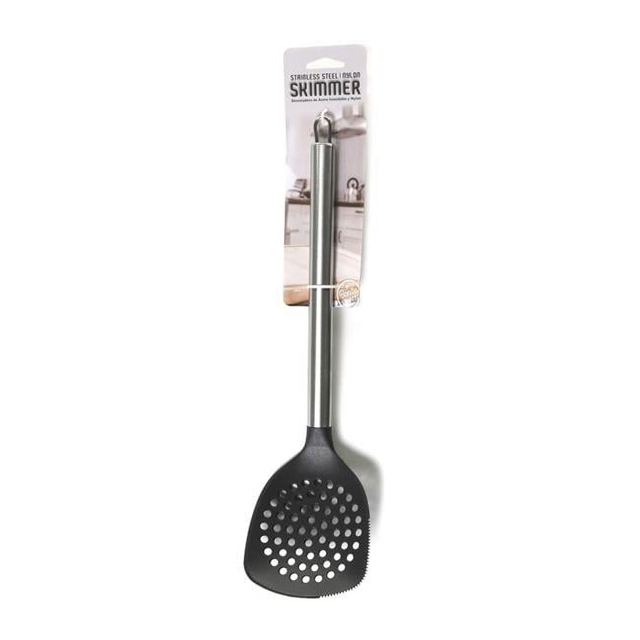 13.5 in. Stainless Steel & Nylon Kitchen Skimmer - Case of 48 - Walmart.com