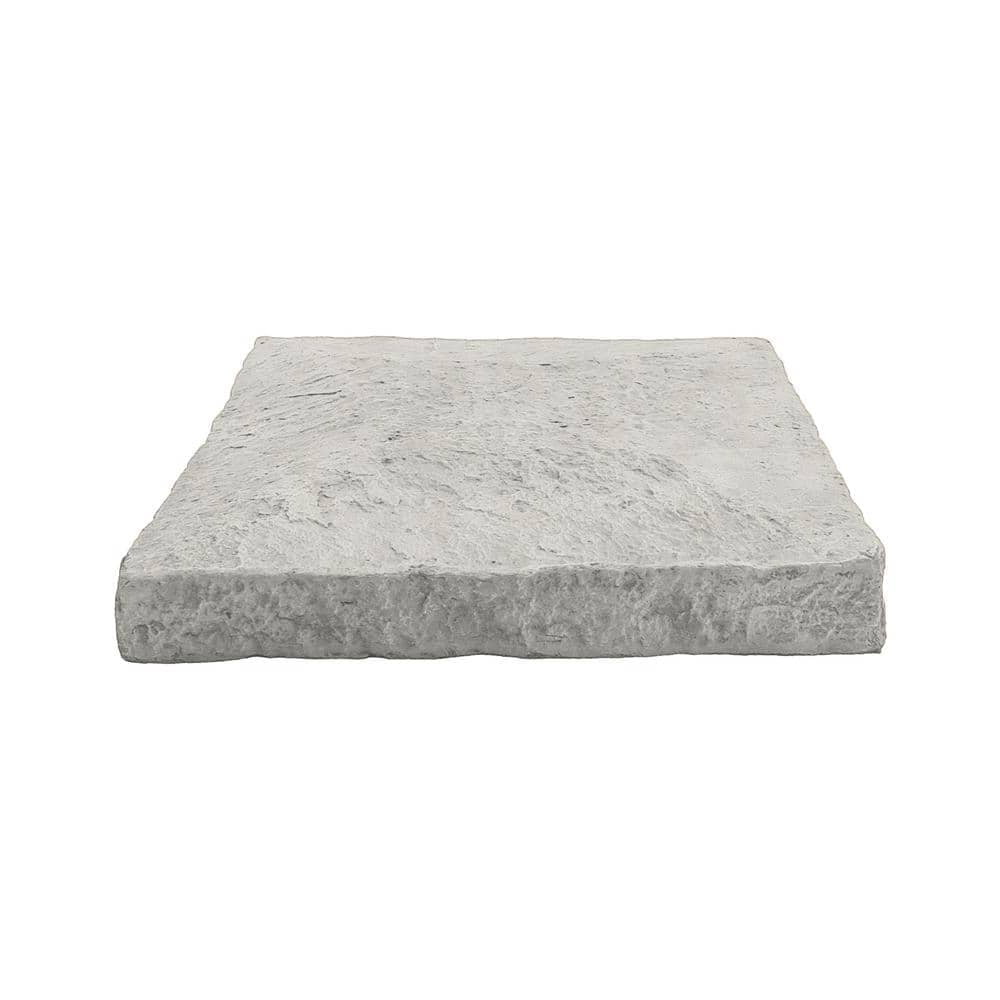 13.5 in. x 13.5 in. Arctic Smoke Faux Stone Flat Pillar Cap Siding - Walmart.com
