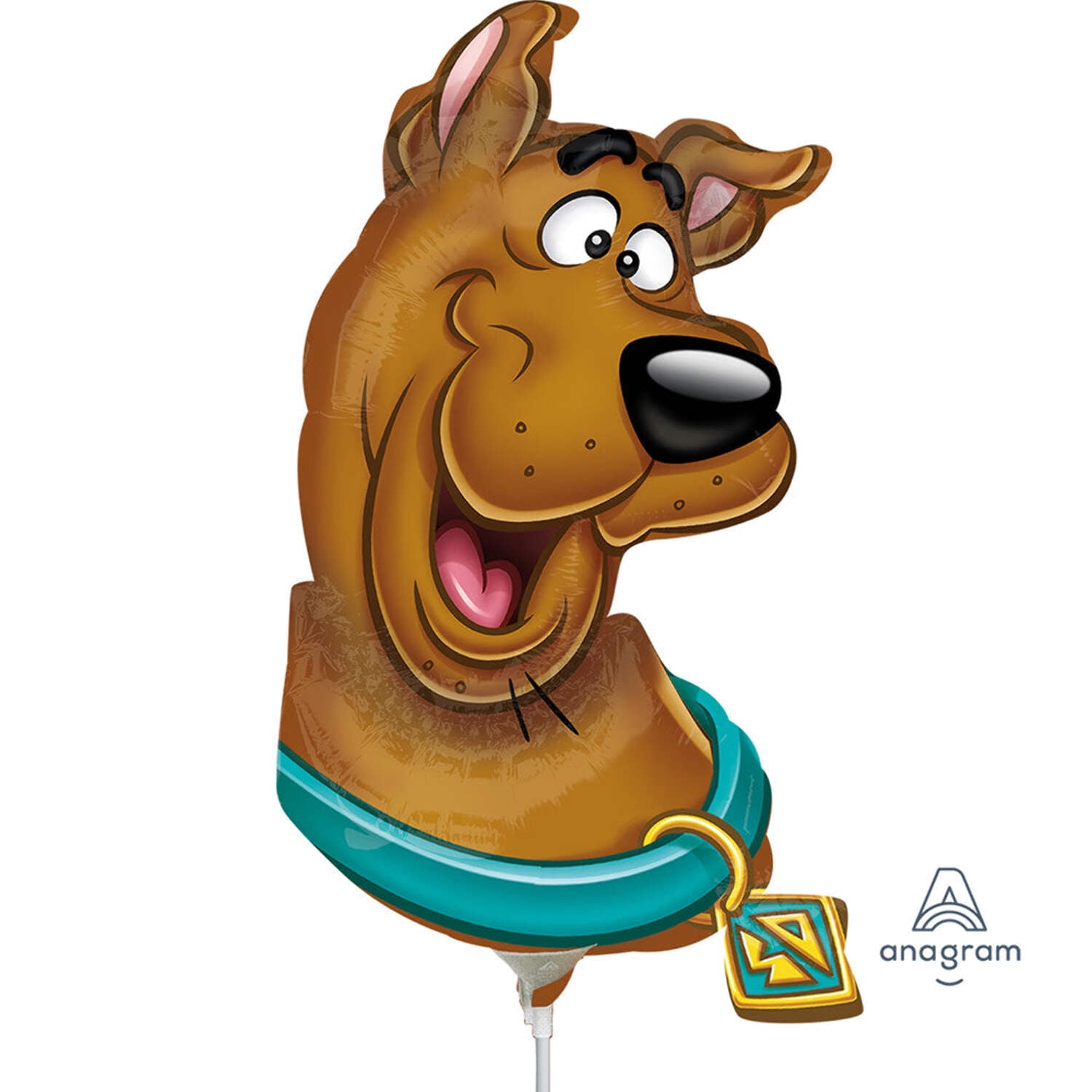 Anagram 13.5 inch Scooby-Doo Head Shape Foil Mylar Balloon - Air-Fill ...