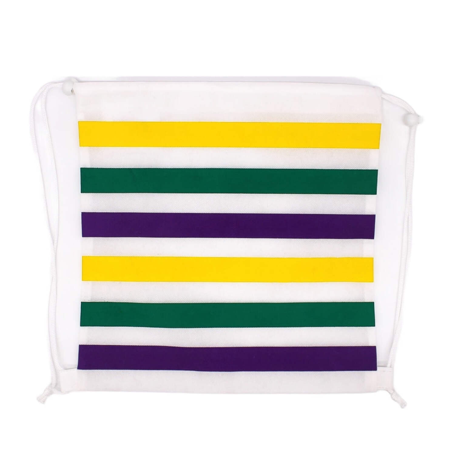 13.5" x 14" Mardi Gras Stripe Backpack (Dozen) - Walmart.com