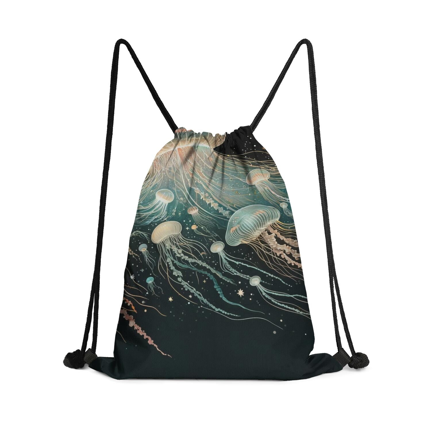 13.5 x 16.5 Inch Waterproof Drawstring Backpack with Shoe Compartment ...