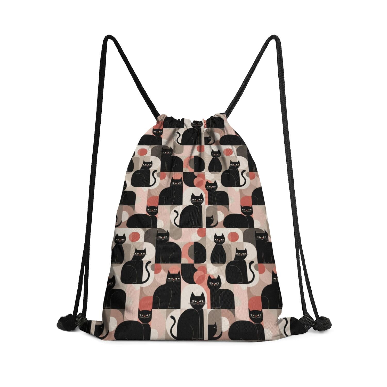 13.5 x 16.5 Inch Waterproof Drawstring Backpack with Shoe Compartment ...