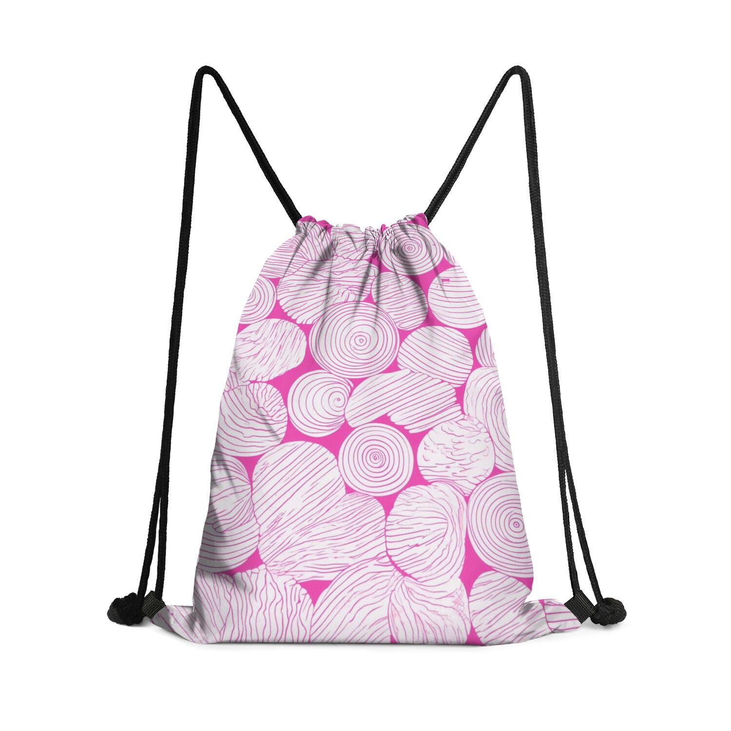 13.5 x 16.5 Inch Waterproof Drawstring Backpack with Shoe Compartment ...