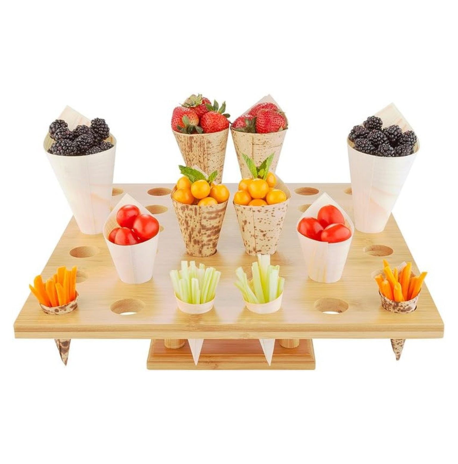 13.5 x 3.8 Inch Cone Stand 1 Sturdy Cone Holder - With 36 Slots Cones ...