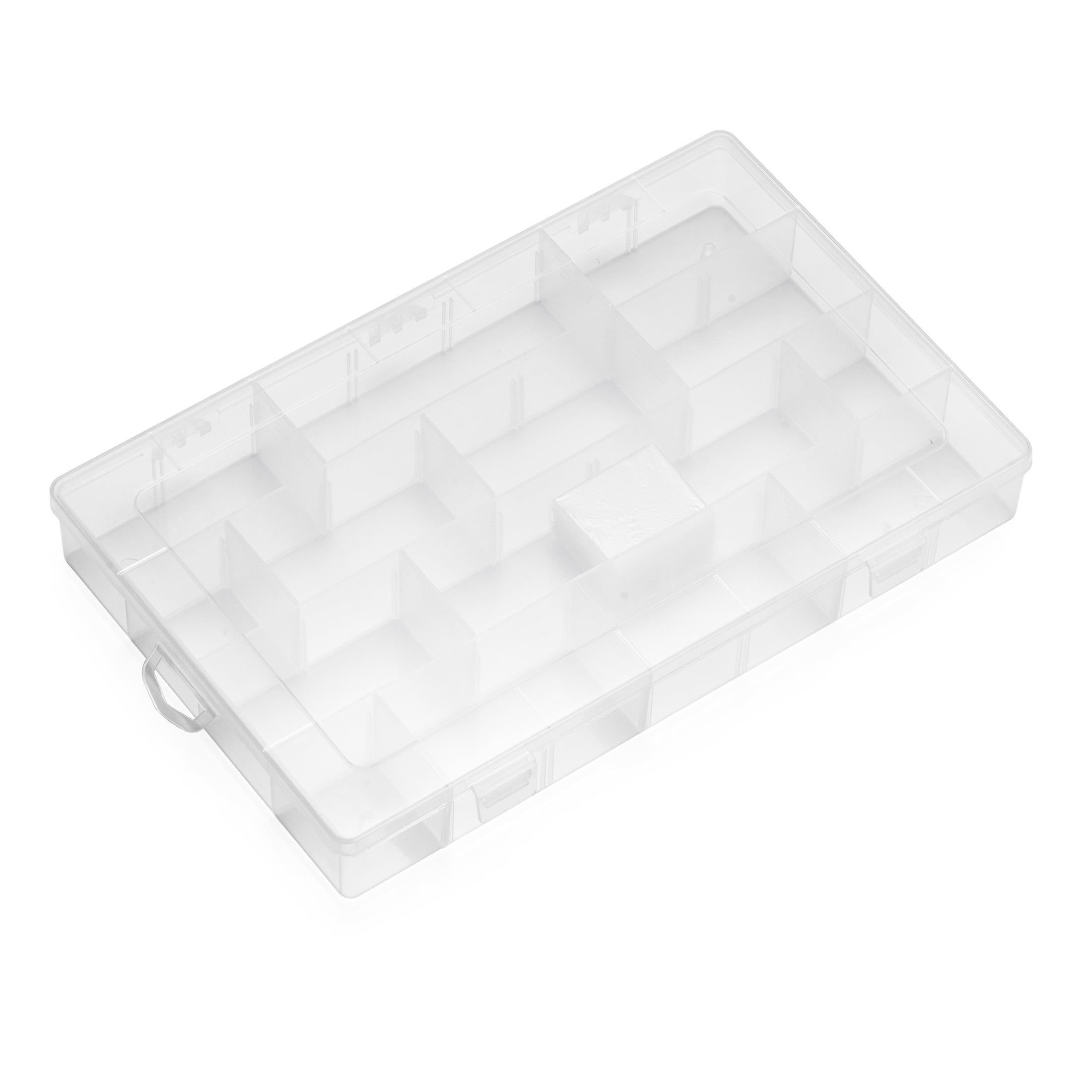 13.5" x 8.5" Clear Adjustable Plastic Storage Case by Simply Tidy ...
