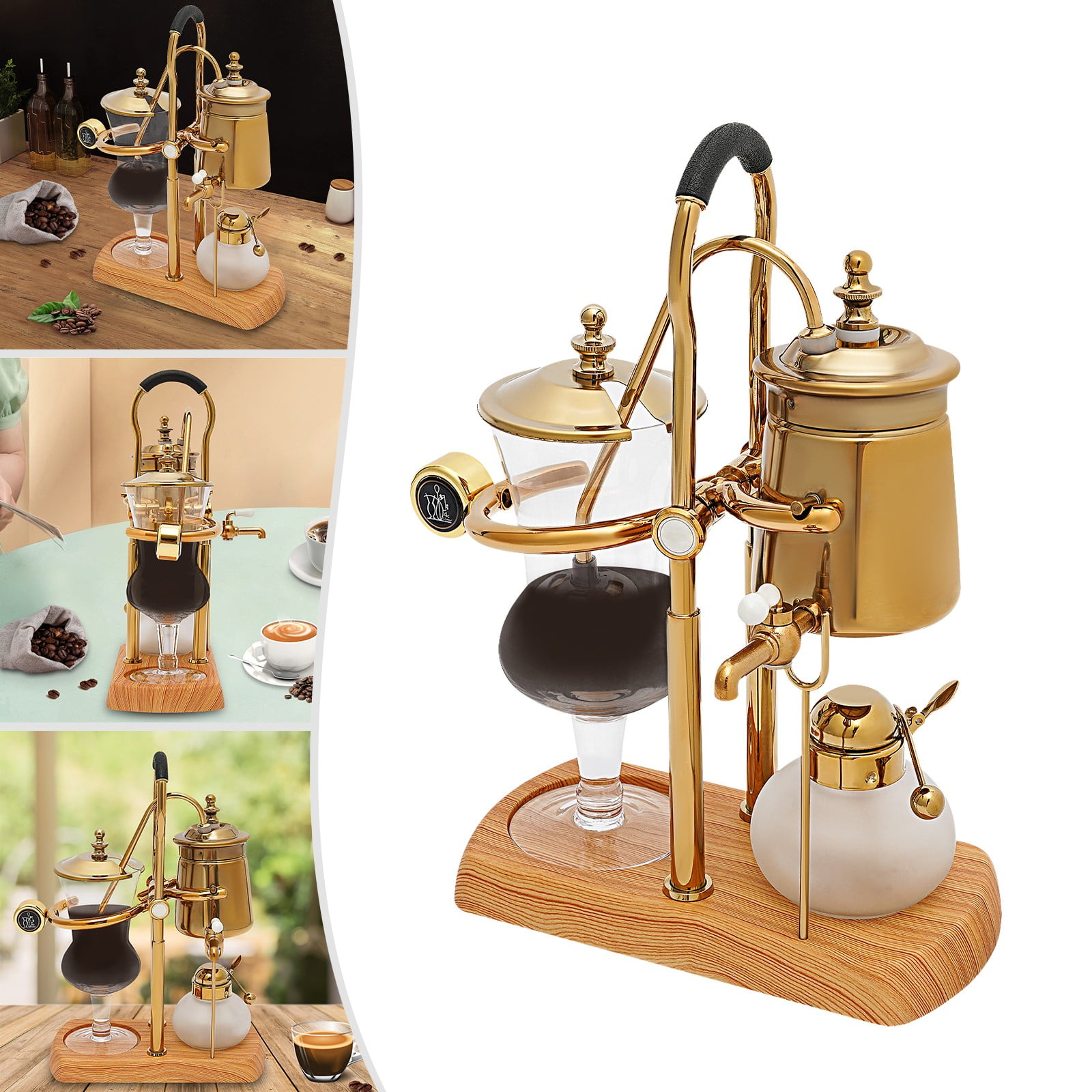 13.53oz Royal Belgian Belgium Balance Syphon Coffee Maker Siphon Brewer ...