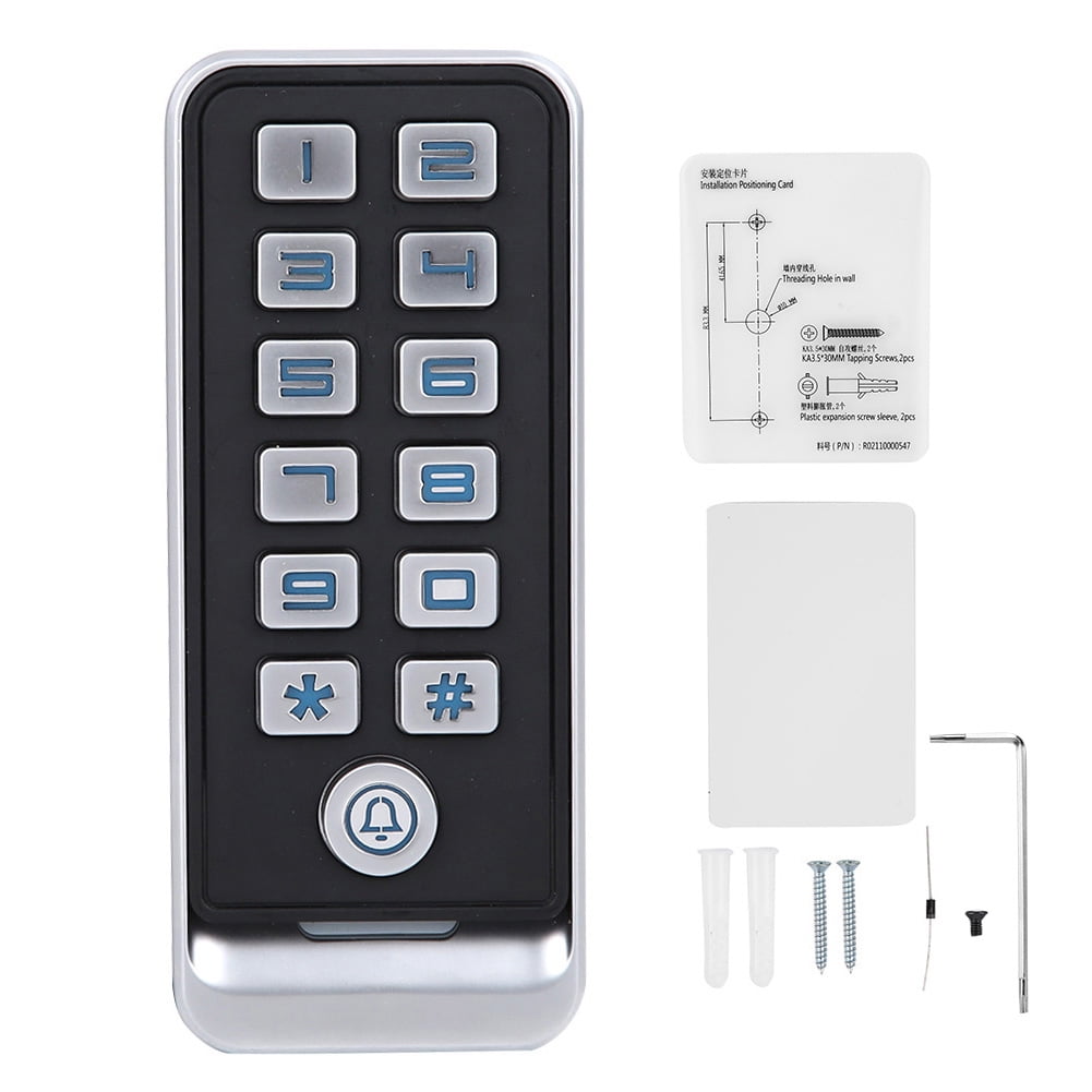 13.56MHz RFID Access Control Kit with Password Card Unlock, Wiegand26/34, IP67 Waterproof ...