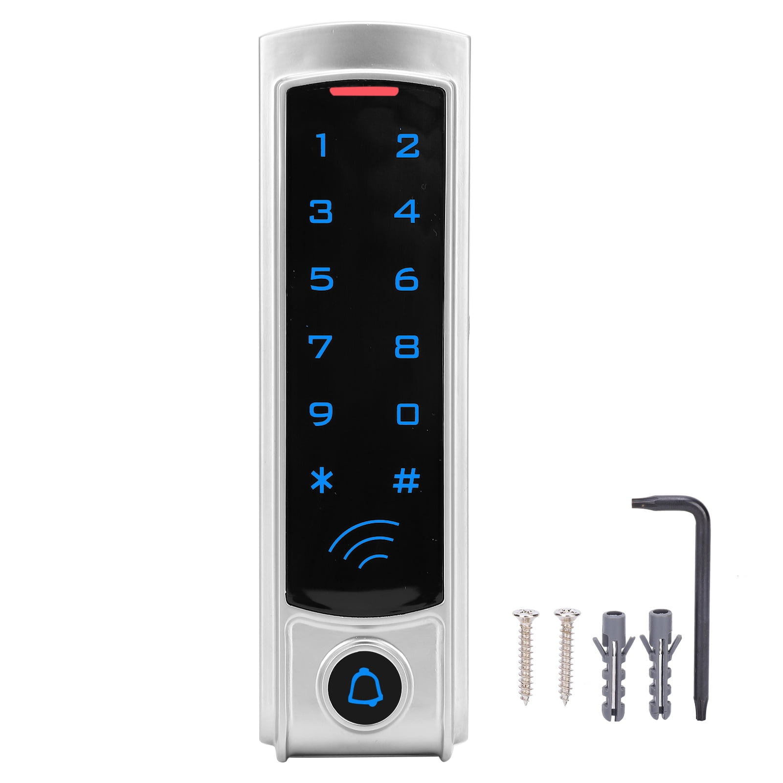 13.56MHz RFID Wiegand26 Door Keypad, Backlit Keyboard Access Controller ...