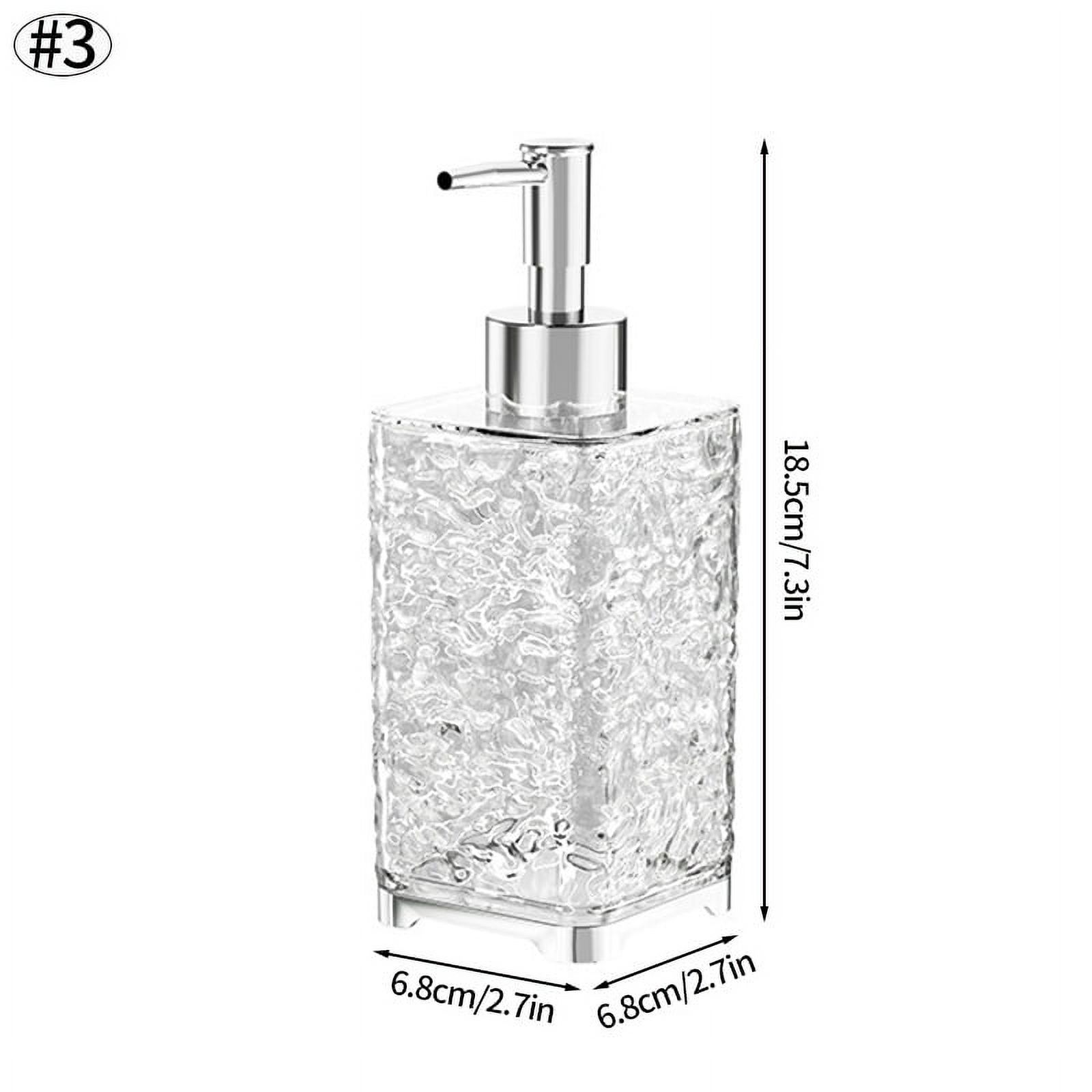 13.5OZ Plastic Pump Soap Dispenser Soap Dispensing Bottle Transparent ...