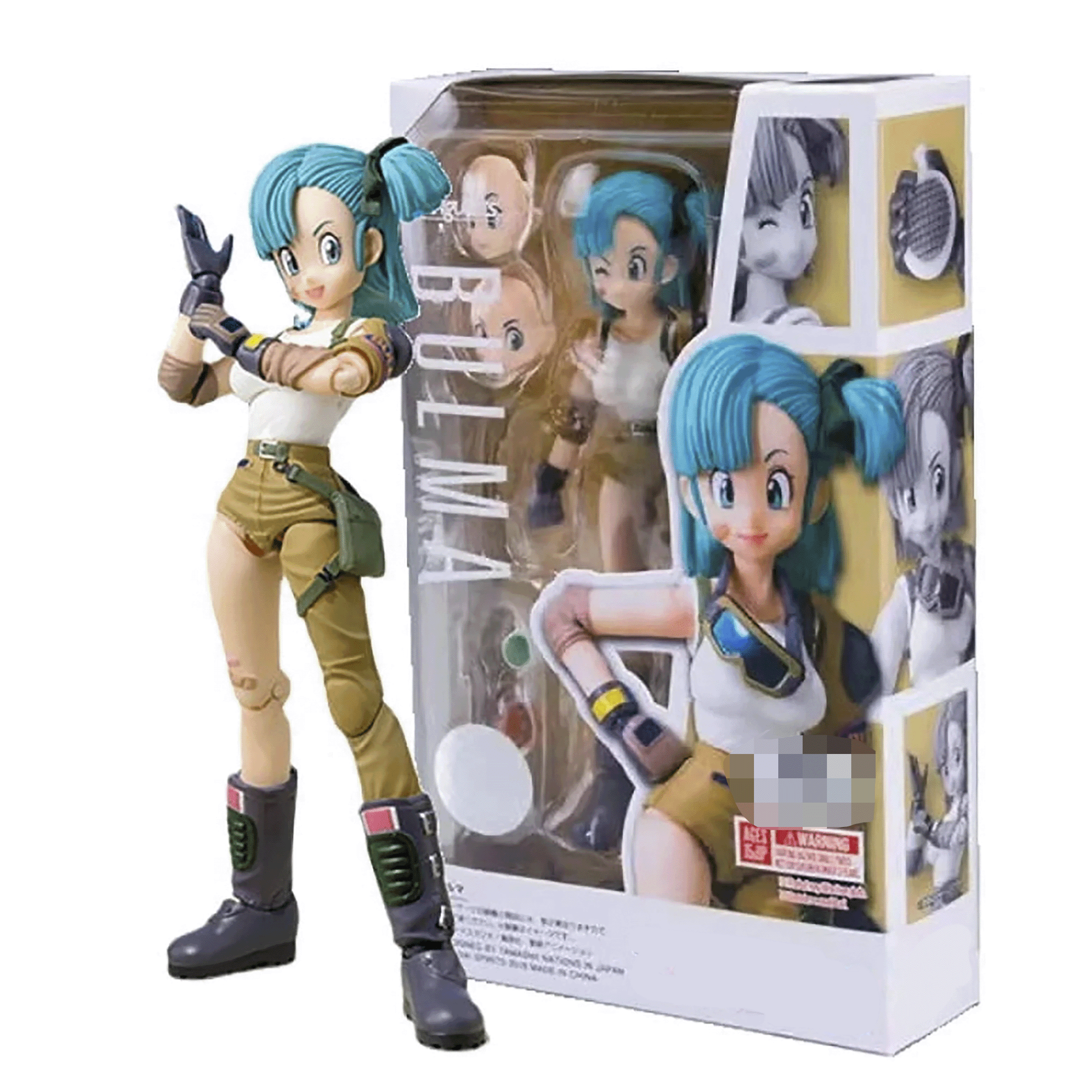 13.5cm Anime Figures Bulma Goku Action Figure Movable PVC Collection ...