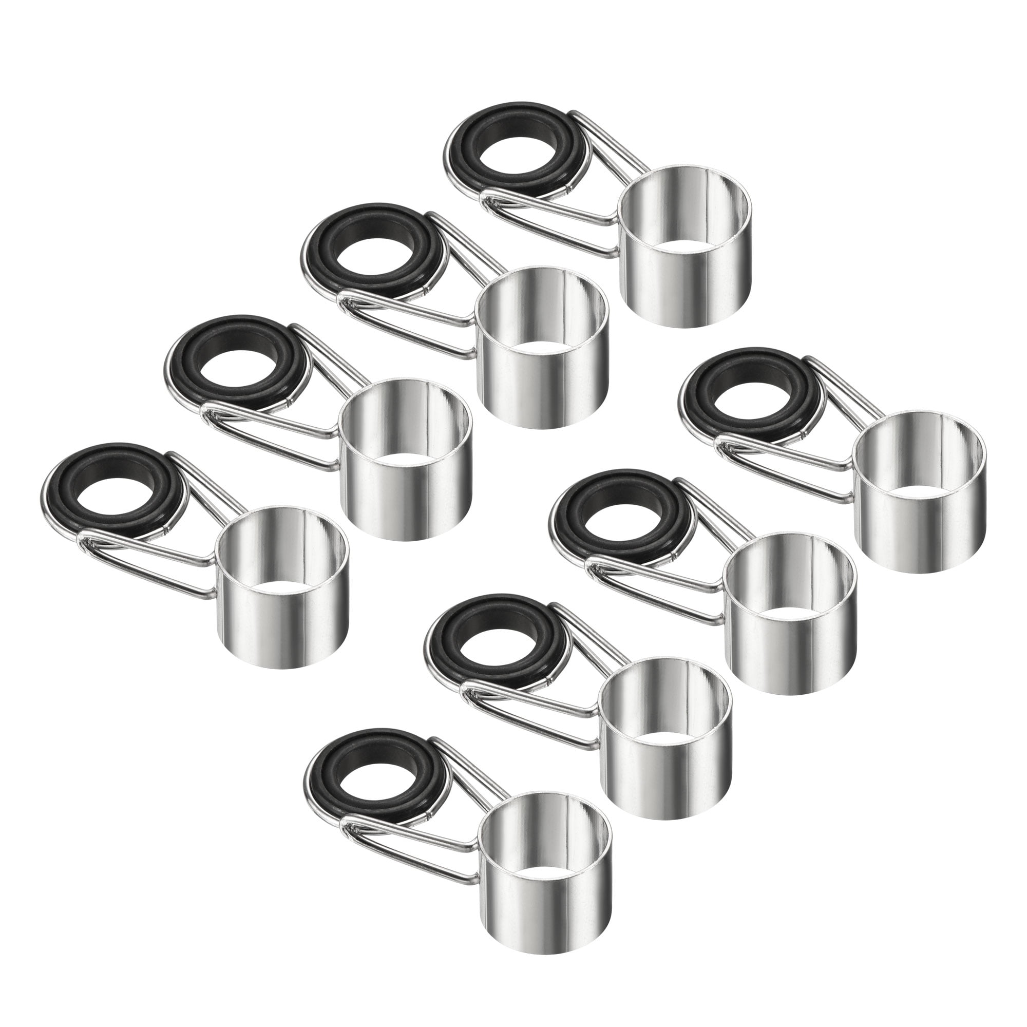 13.5mm Tube Dia Iron Fishing Rod Guide Repair Kit Line Ring Replacement ...