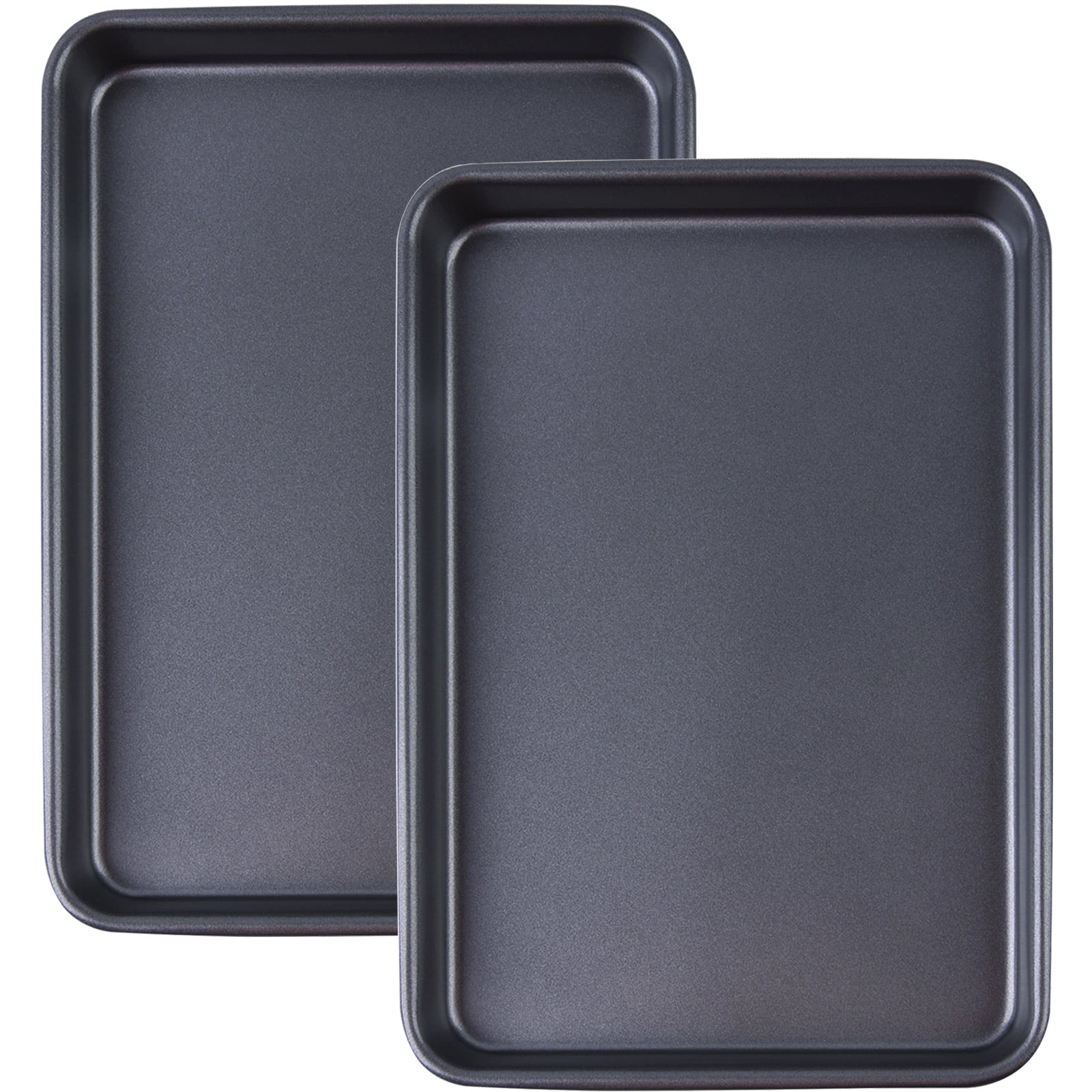 13.6" Nonstick Baking Sheets & Cookie Trays for Oven, 2-Piece - Walmart.com