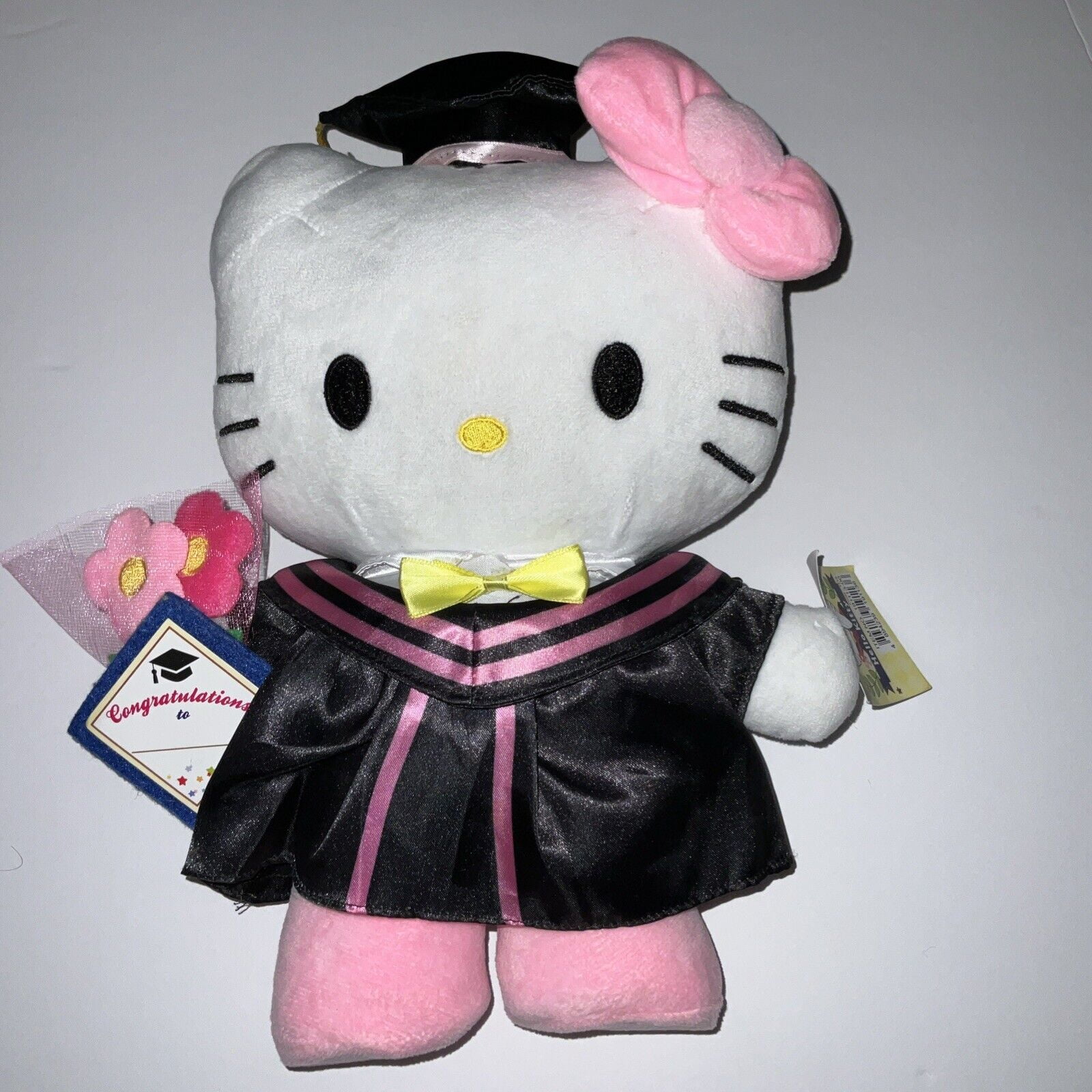 13.7" Hello Kitty Graduation Stuffed Animals Plush, Graduation ...