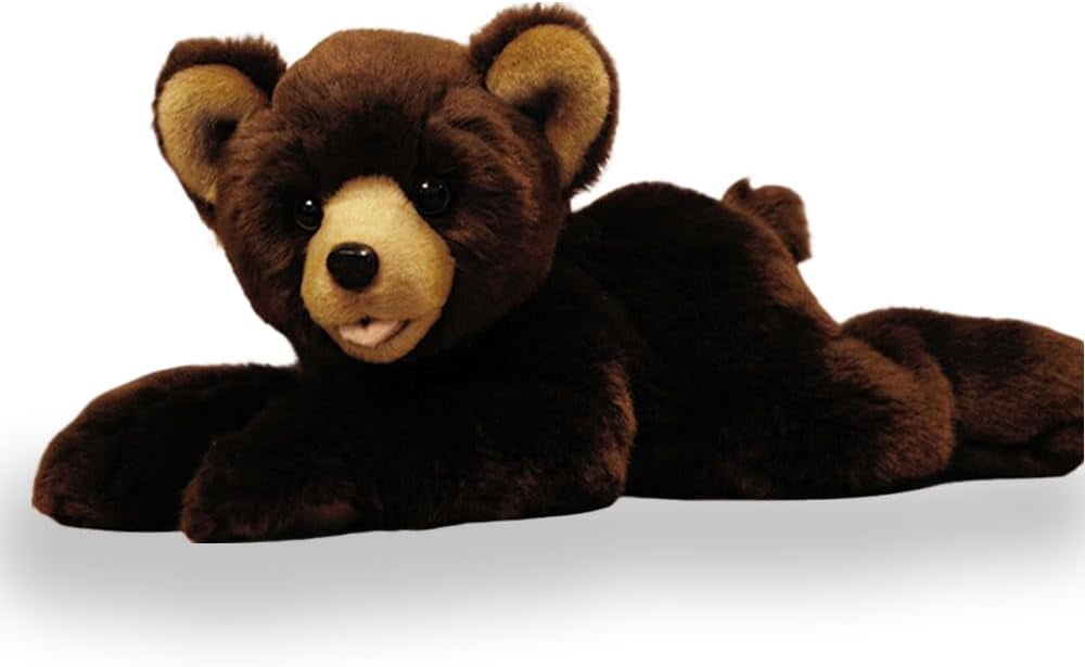 13.7 inch Lifelike Baby Brown Bear Stuffed Animals Plush Toys, Cute ...