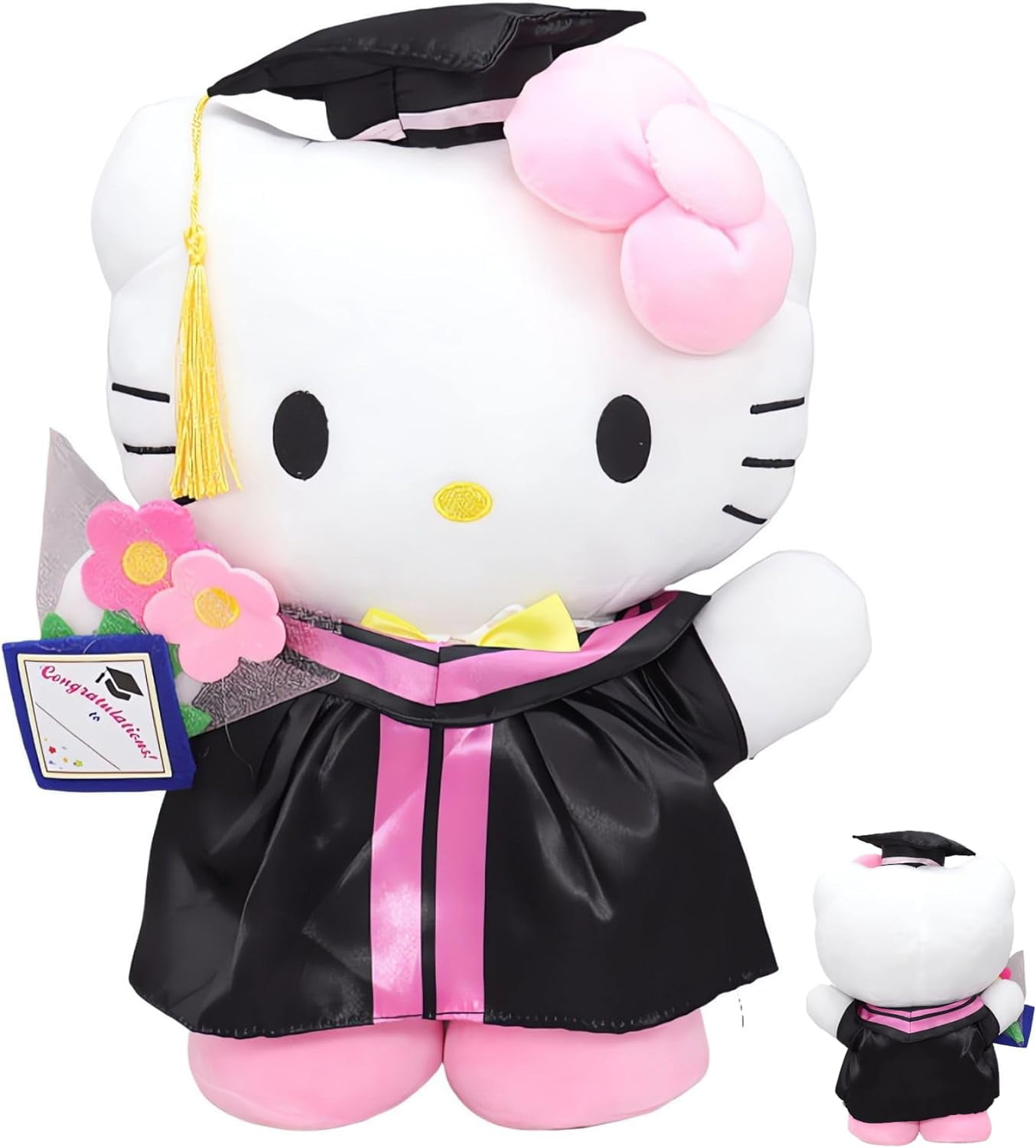 13.75" Graduation Plush, Cute Kitty Plush Toy Graduation Decorations ...