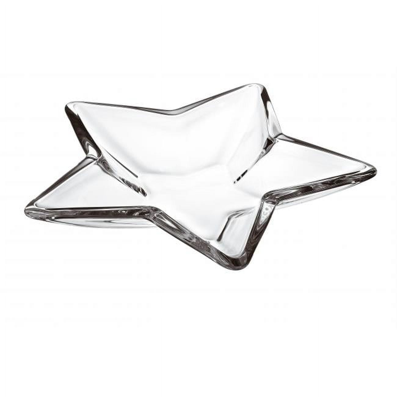 13.77 in. Stella Star Shaped Glass Centerpiece, Clear - Walmart.com