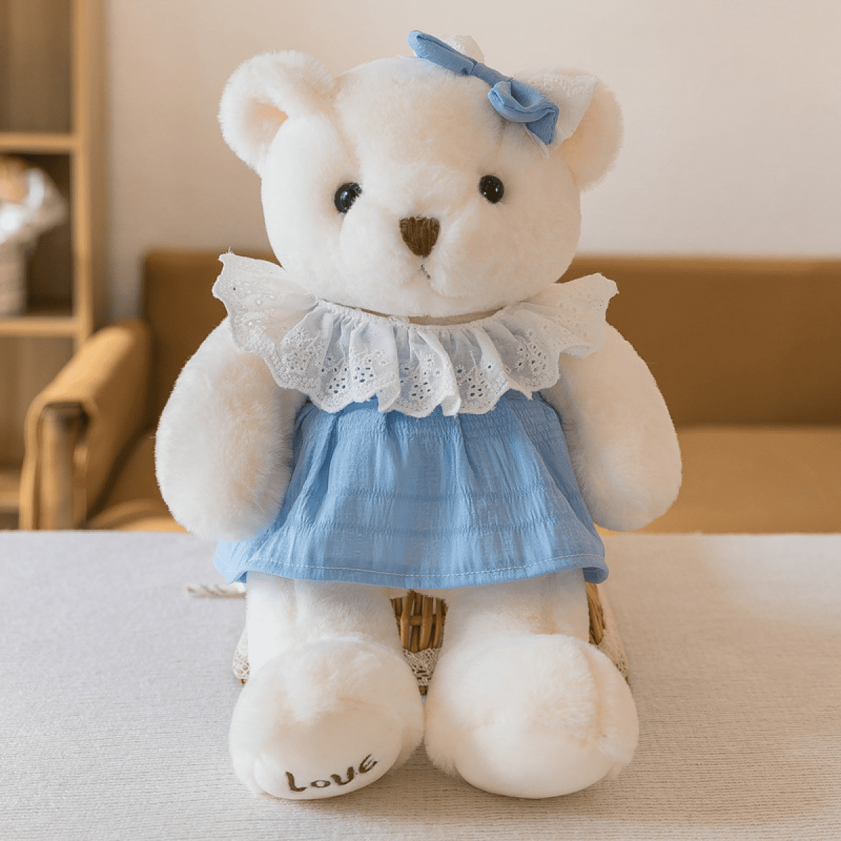 13.78 "Cute Little Teddy Bear, Cute Bear Stuffed Animal, Children's ...