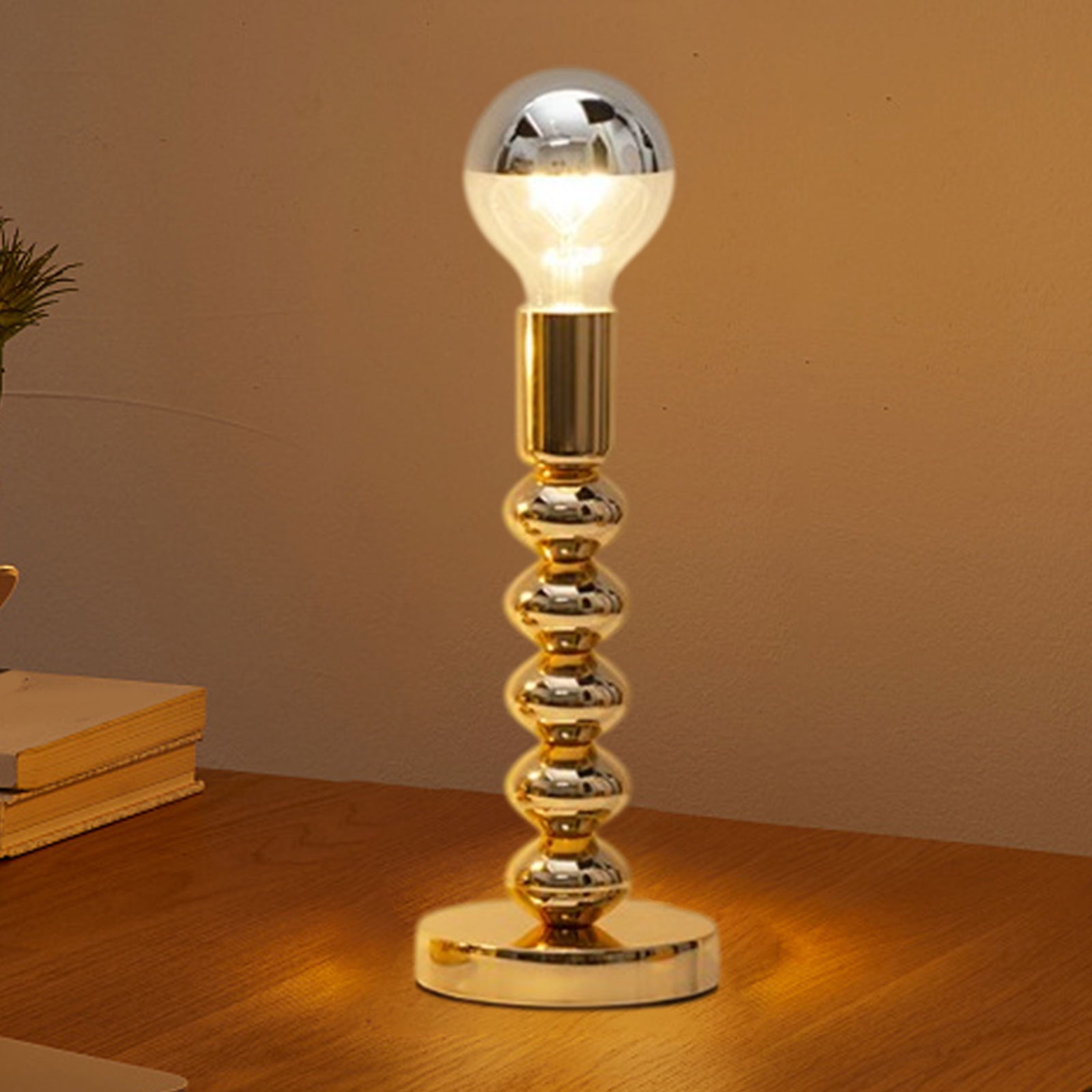 13.78 in Industrial Table Lamp Base,Spiral Light Pol Lamp Base Without ...