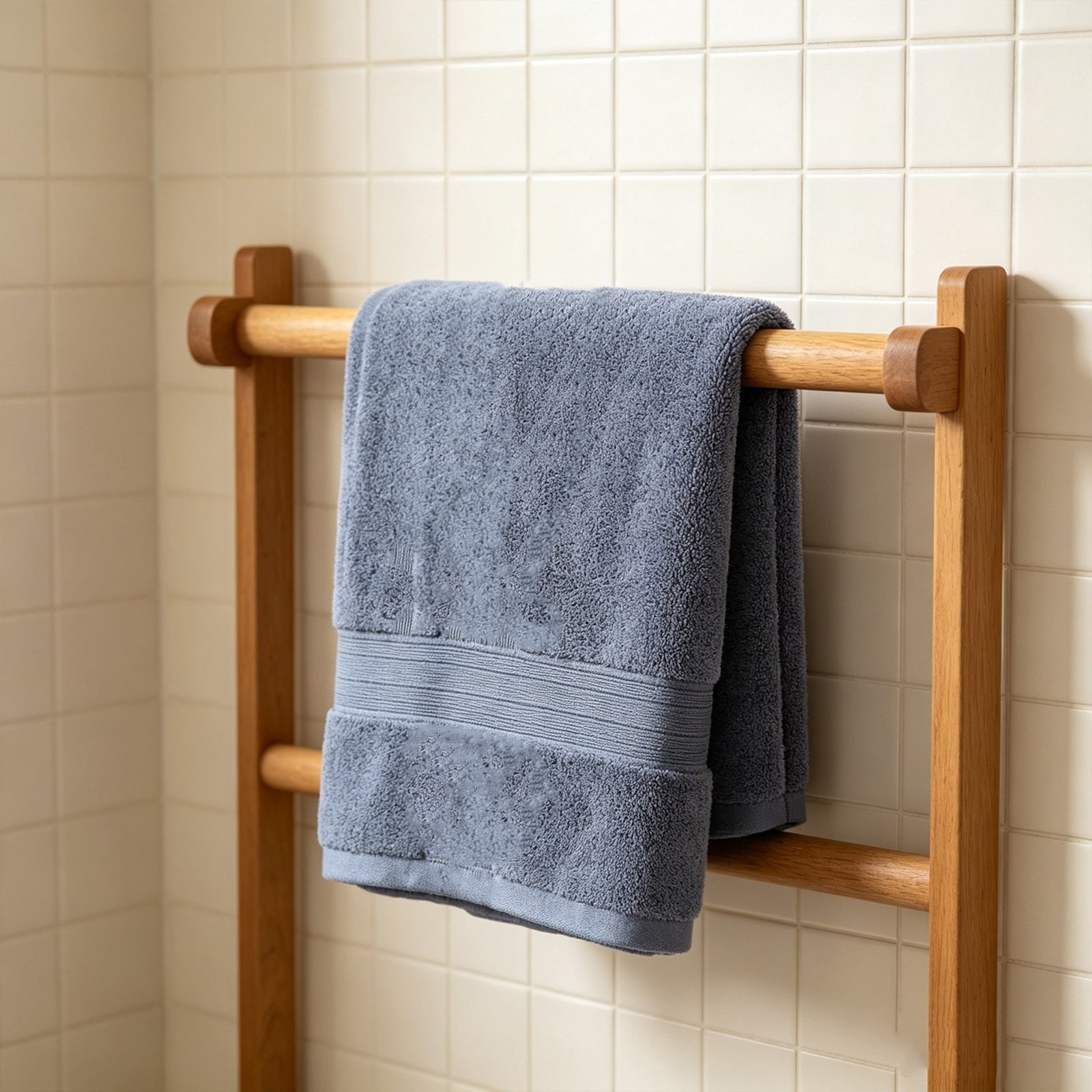 13.7x13.7in Hotel Home Facial Towel - Soft Long-Staple Cotton, Strong ...