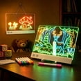 13.8"*10.2" Led Drawing Board, Rechargeable Led Writing Board with 11 ...