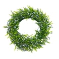 13.8 in Artificial Wreath for Front Door - Lifelike Plastic White Pink ...
