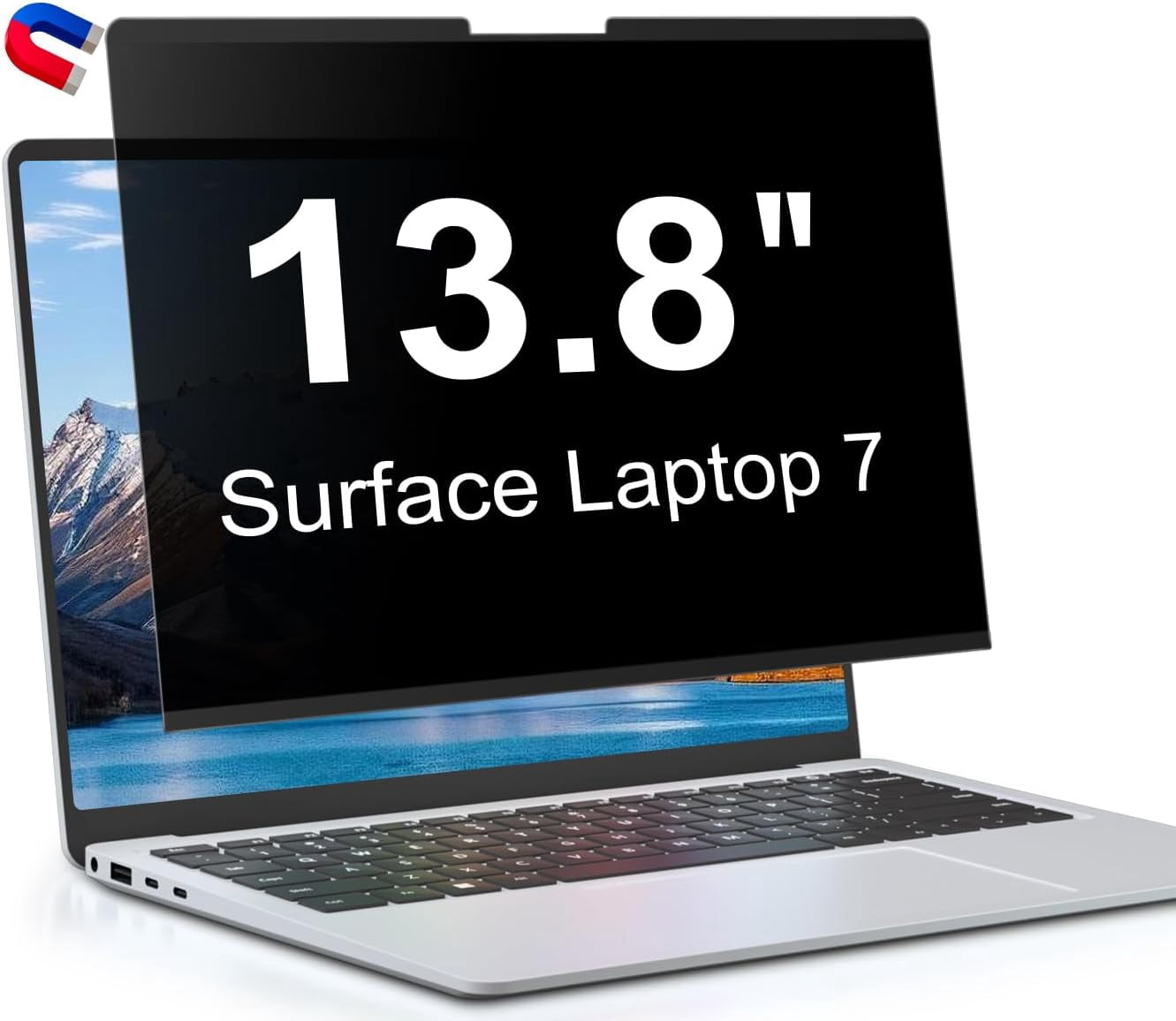 13.8 Inch Magnetic Privacy Screen for Microsoft Surface Laptop 7 ...