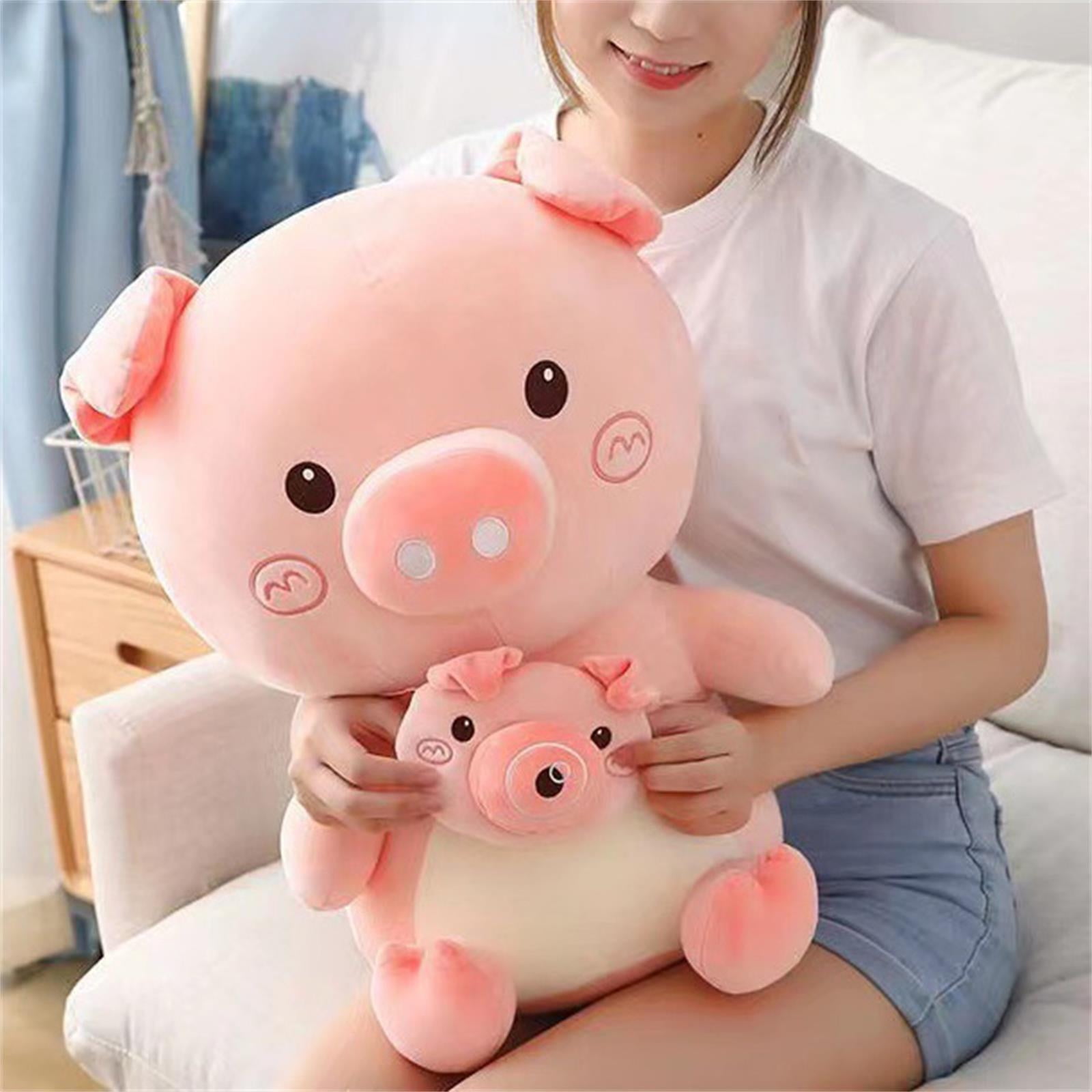 13.8" Pig Stuffed Plushie Animal,Cute Pink Piglet Plush Pillow Gifts ...