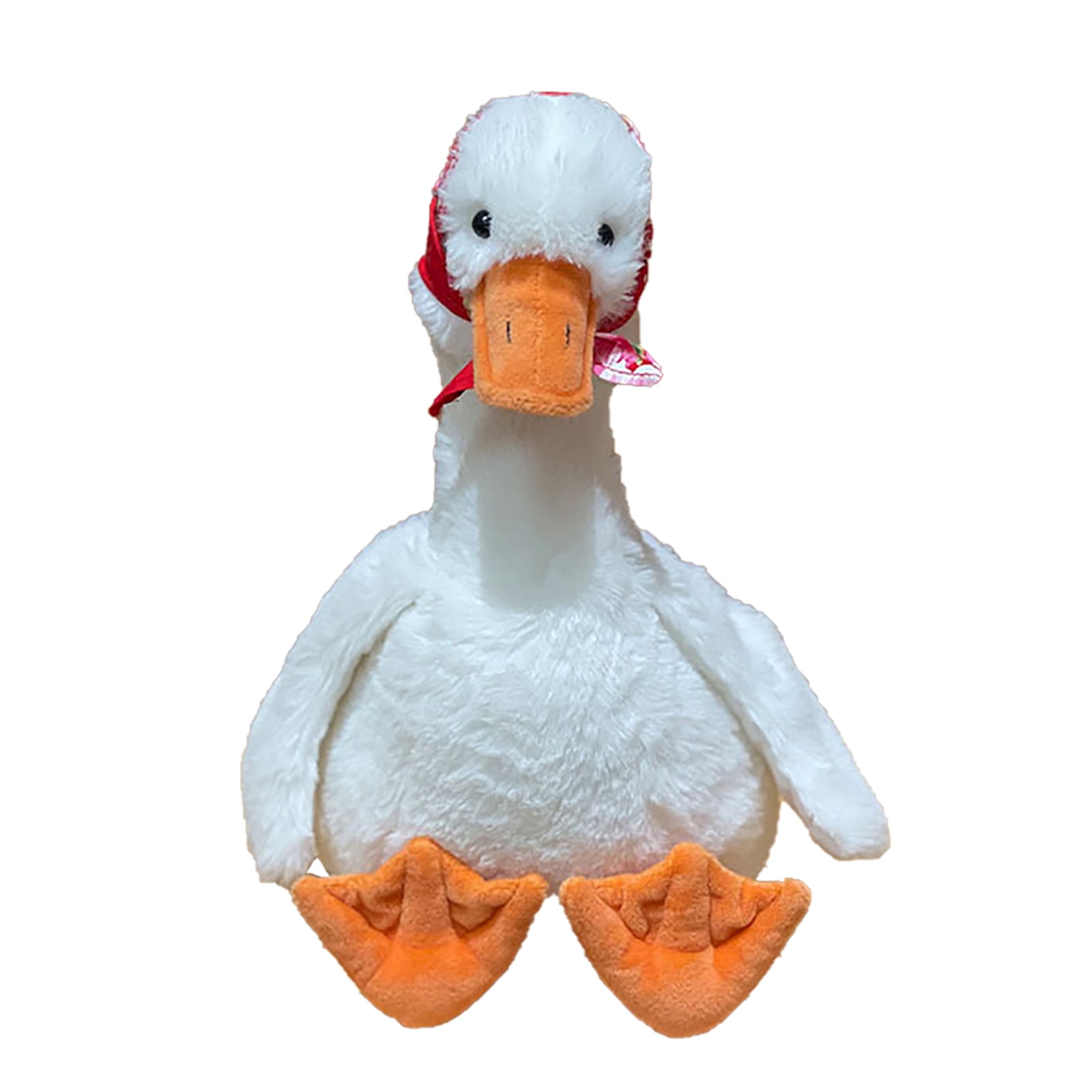 13.8Inch Swan Stuffed Plush Toy with Sound Soothing Toy Animal Swan ...