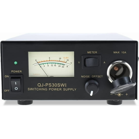 13.8V 30A DC Power Supply, Analog Regulated Bench Power Converter with ...