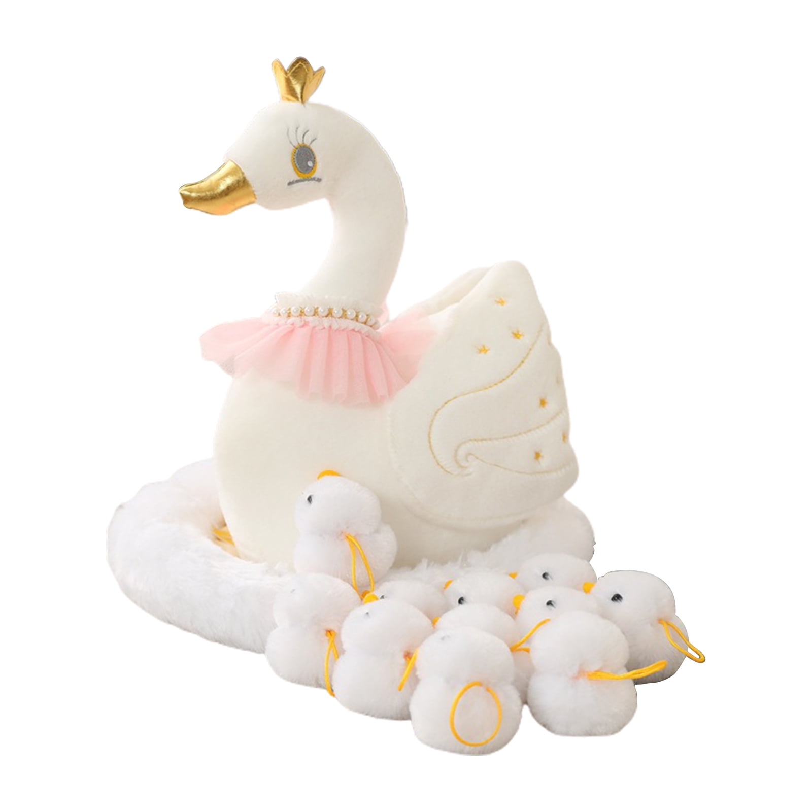 13.8inch Chicken Stuffed Animals, Mommy Farm Hen Plush with Henhouse ...