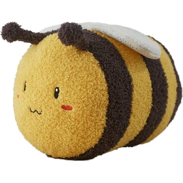 13.9 Inch Fuzzy Bumblebee Stuffed Animal Honey Bee Pulshies with Cute ...
