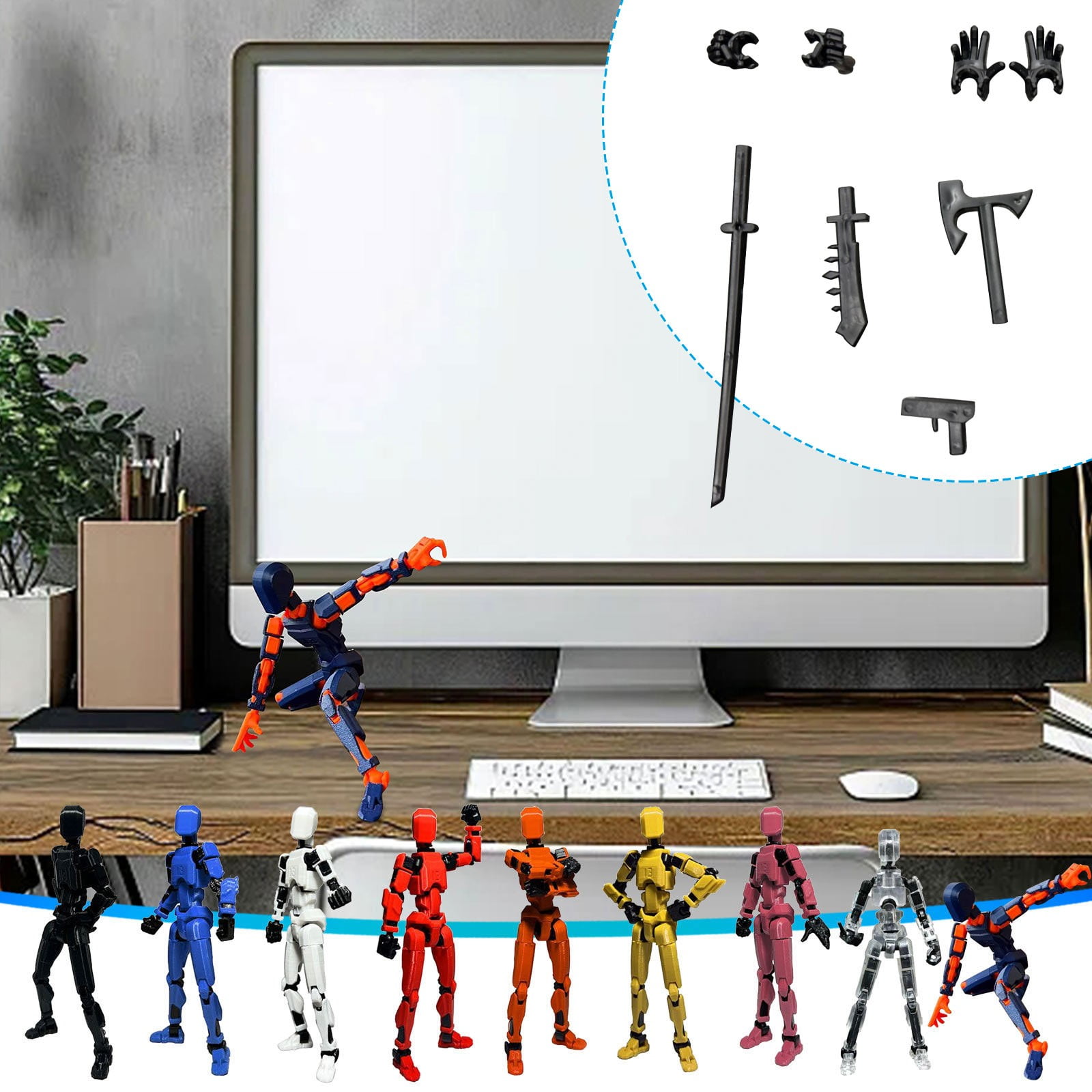 13 Action Figure,Assembly Completed Dummy 13 Action Figure Lucky 13 ...