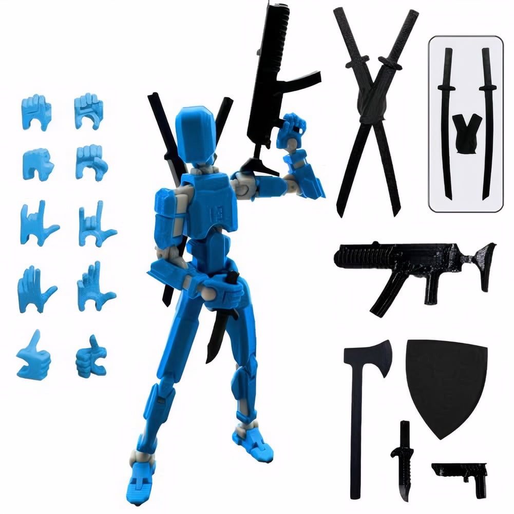13 Action Figure Titan Multi-articular Robot Toys Dummy 3D Printed ...