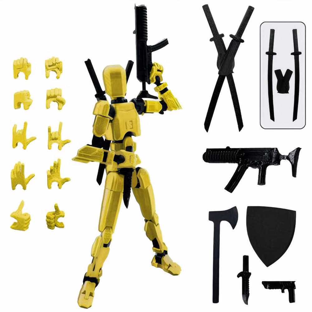 13 Action Figure Titan Multi-articular Robot Toys Dummy 3D Printed ...
