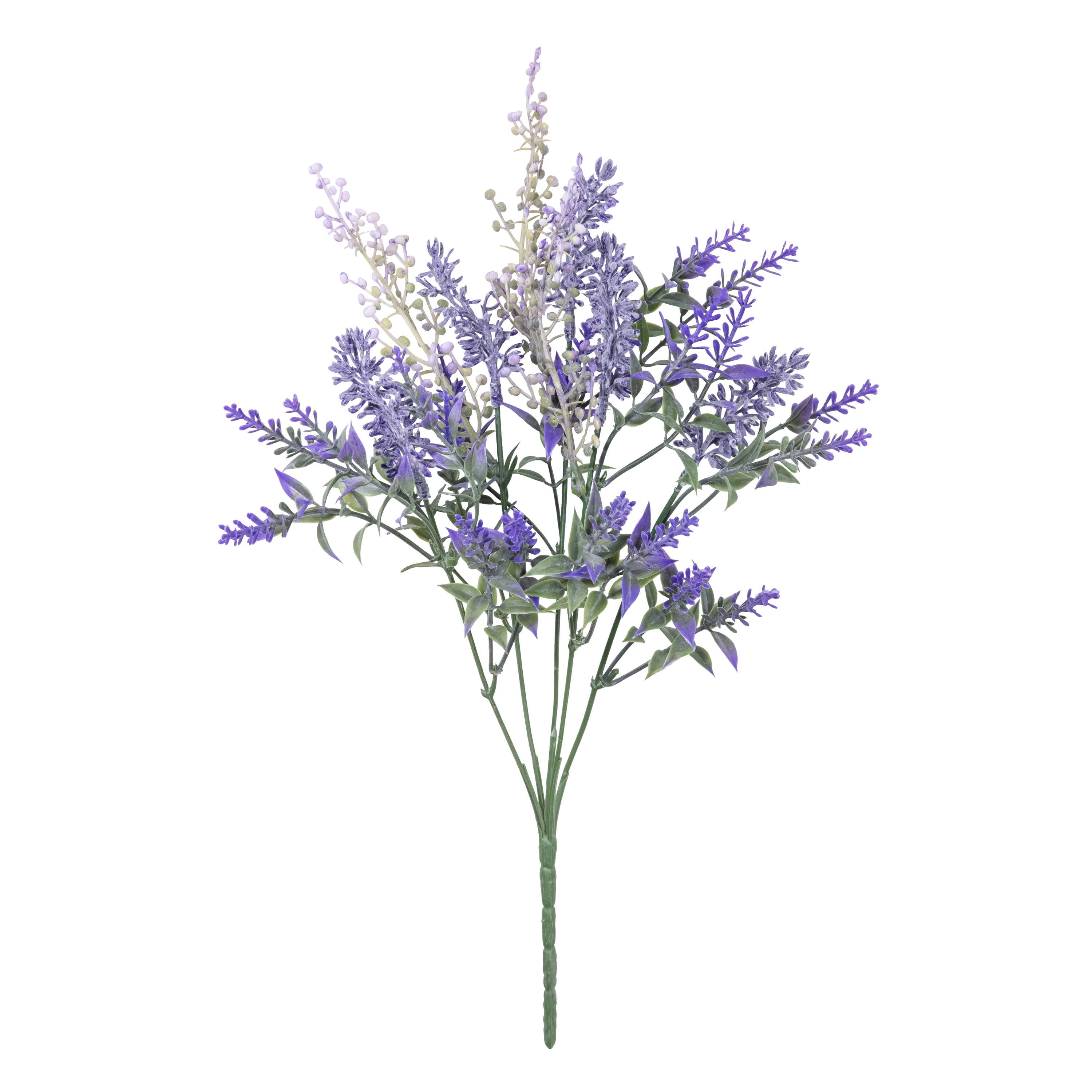 13" Artificial Silk Purple Lavender Spring Pick, for Indoor Use, by ...