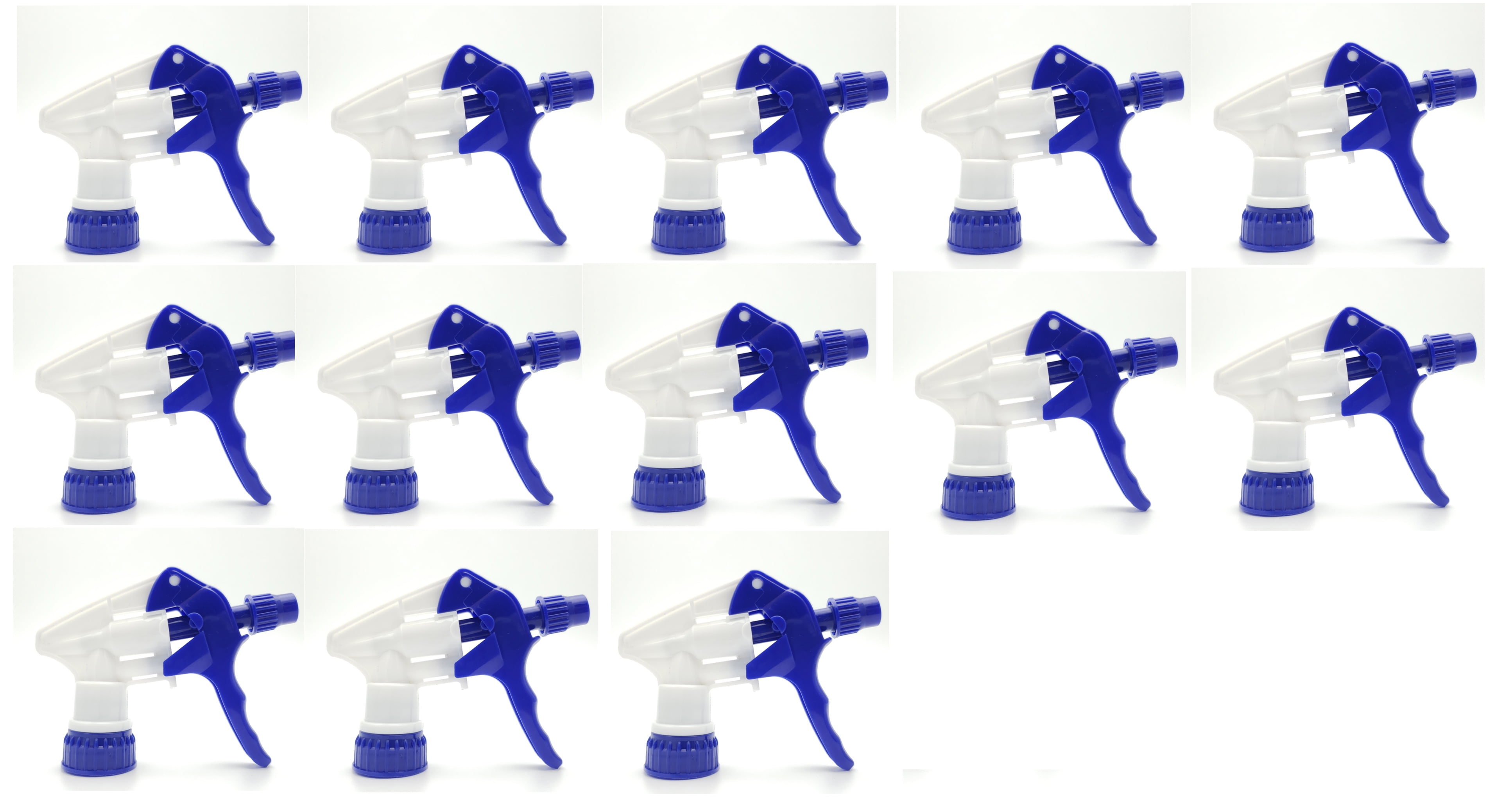 13 Blue Heavy-Duty Trigger Sprayers, 28/400 Neck, Chemical Resistant ...