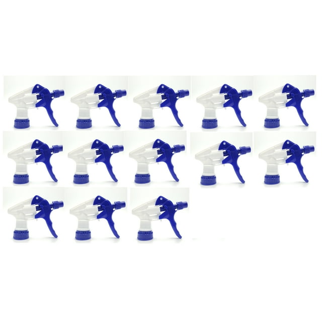 13 Blue Heavy-Duty Trigger Sprayers, 28/400 Neck, Chemical Resistant ...