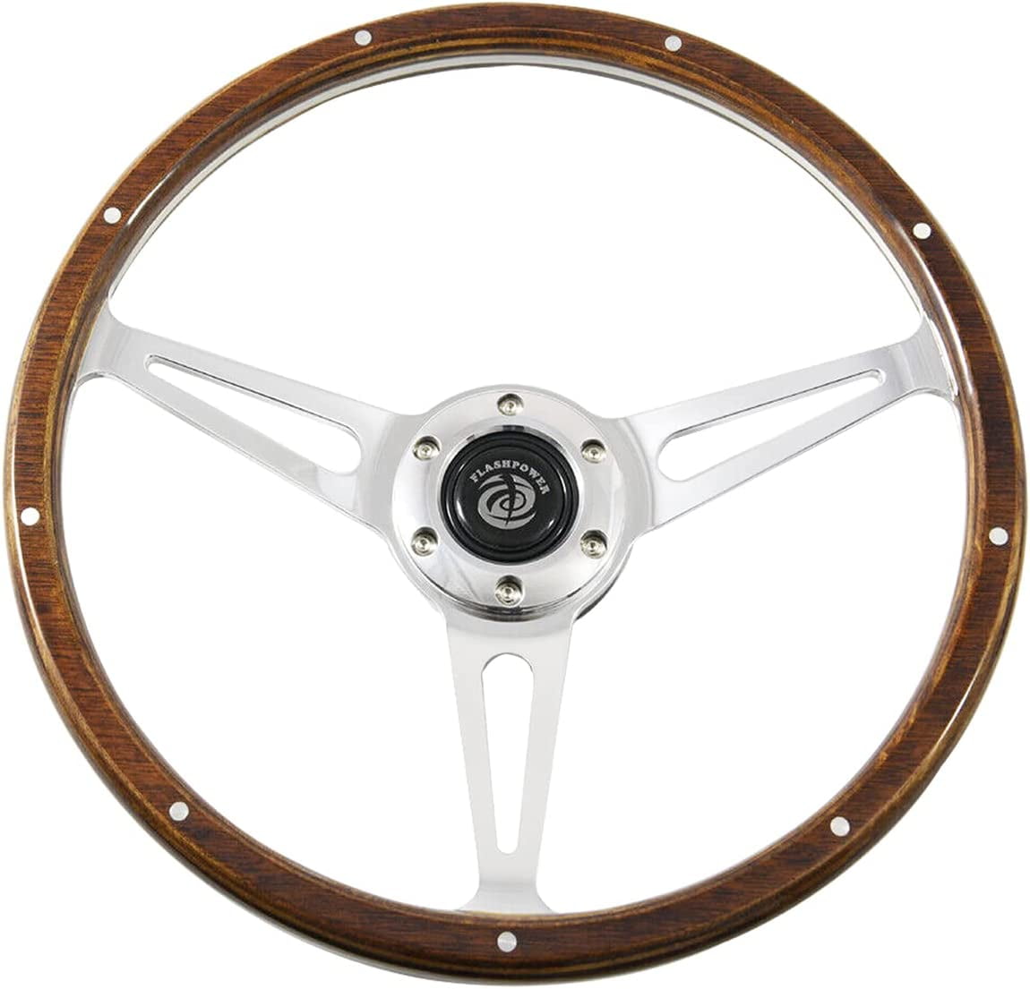 13'' Classic wood grain steering wheel Restoration Austin Healey 100 ...
