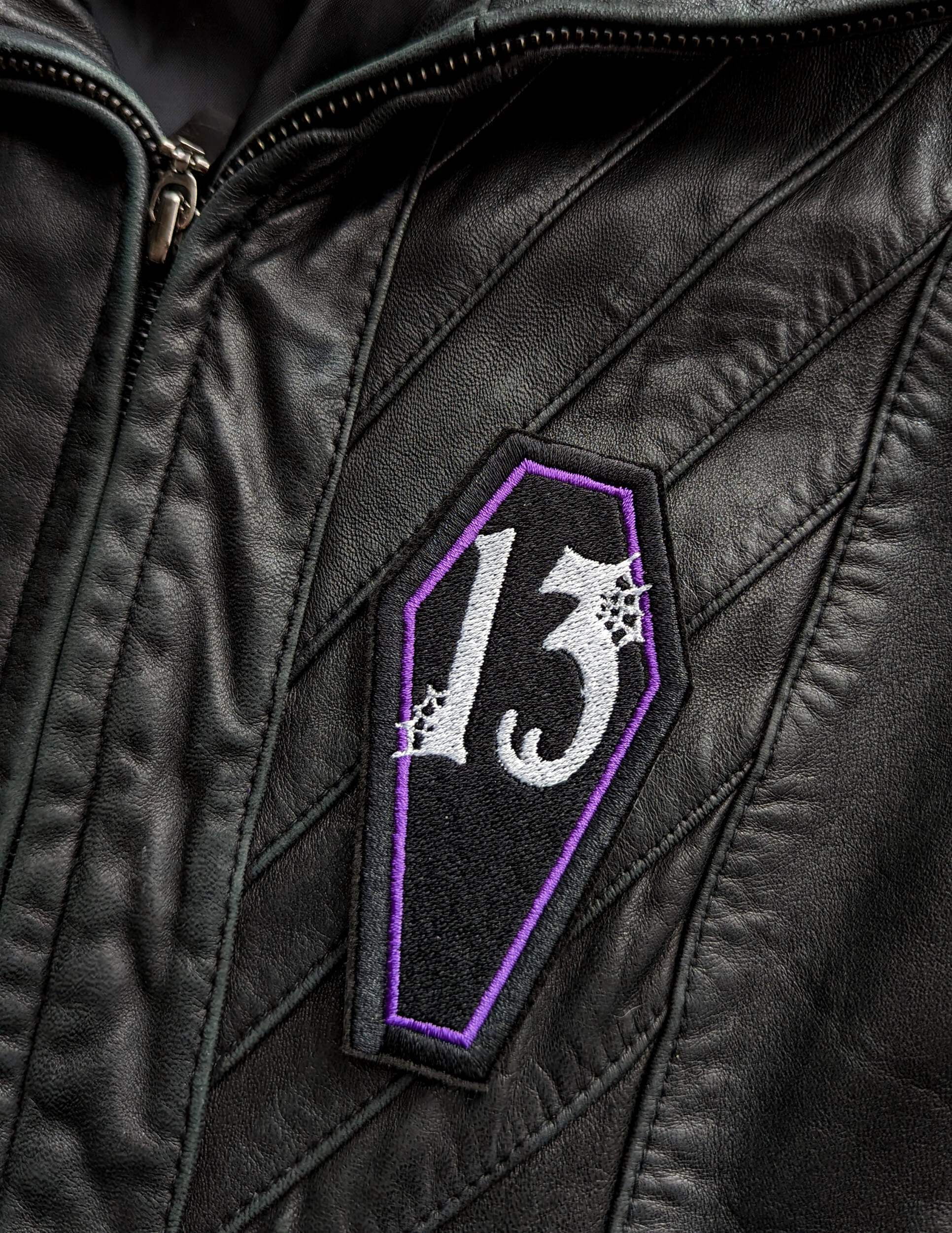 13 Coffin Iron On Embroidered Patch - Walmart.com