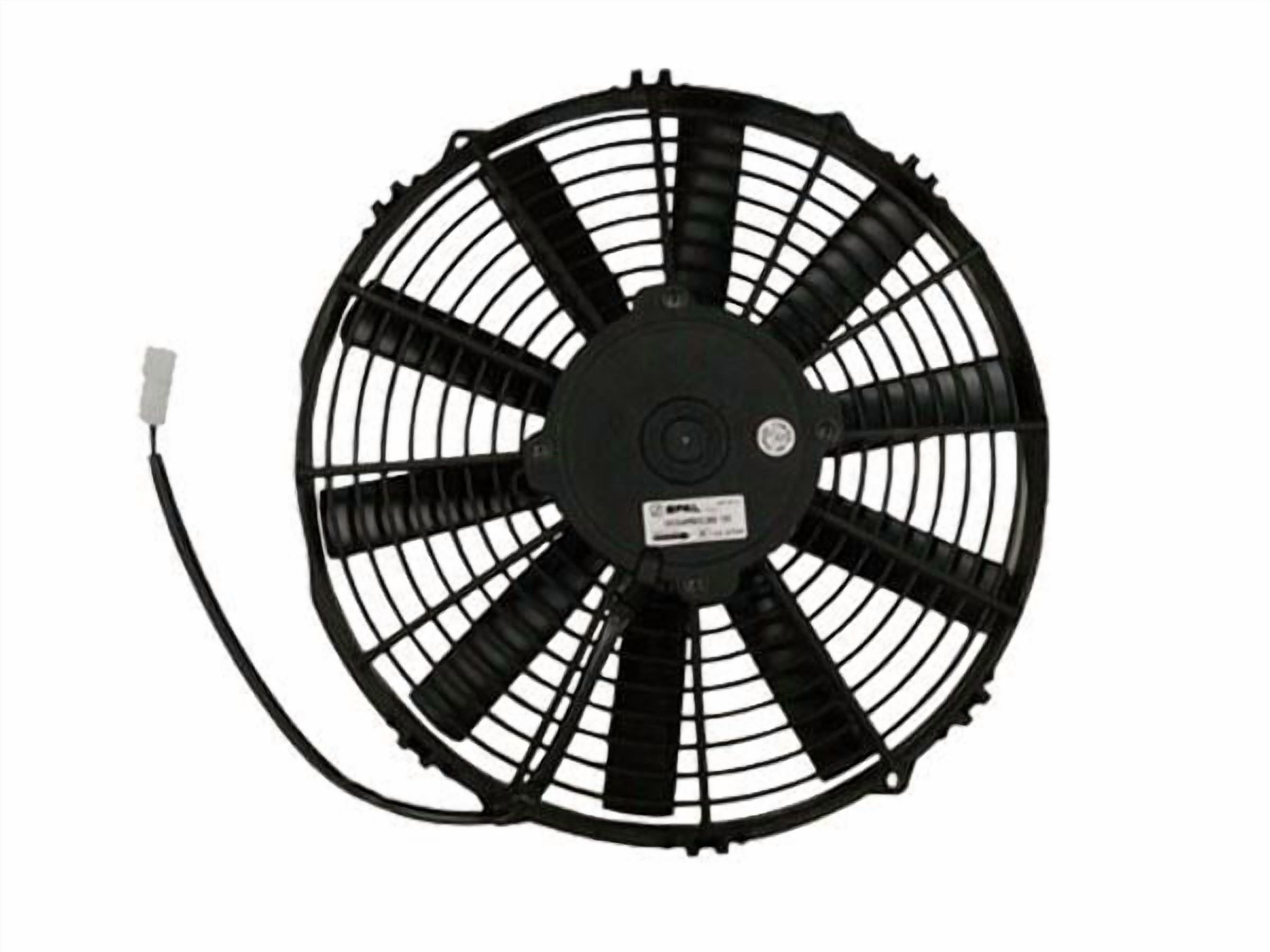 13" Condenser Fan Assembly, Puller, Straight Blade, Low Profile, 24V ...