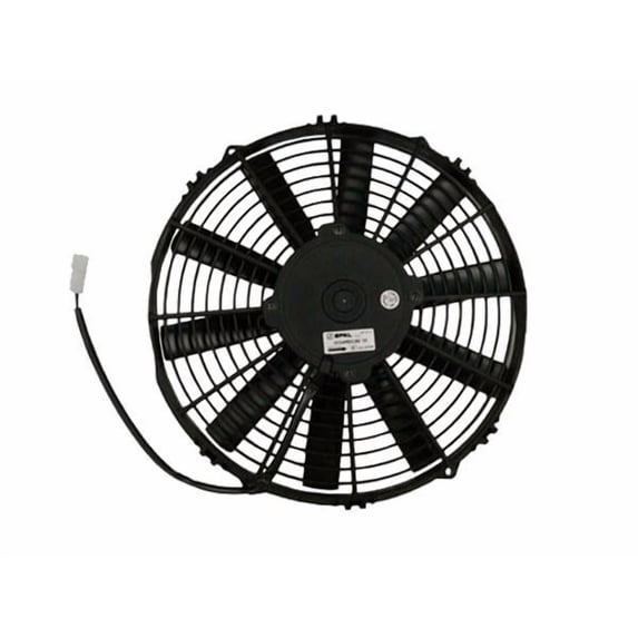 13" Condenser Fan Assembly, Puller, Straight Blade, Low Profile, 24V ...