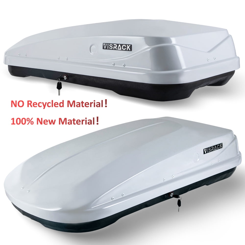 13 Cu. Ft. Rooftop Cargo Box Luggage Carrier w/ Keys,Both Side Open ...