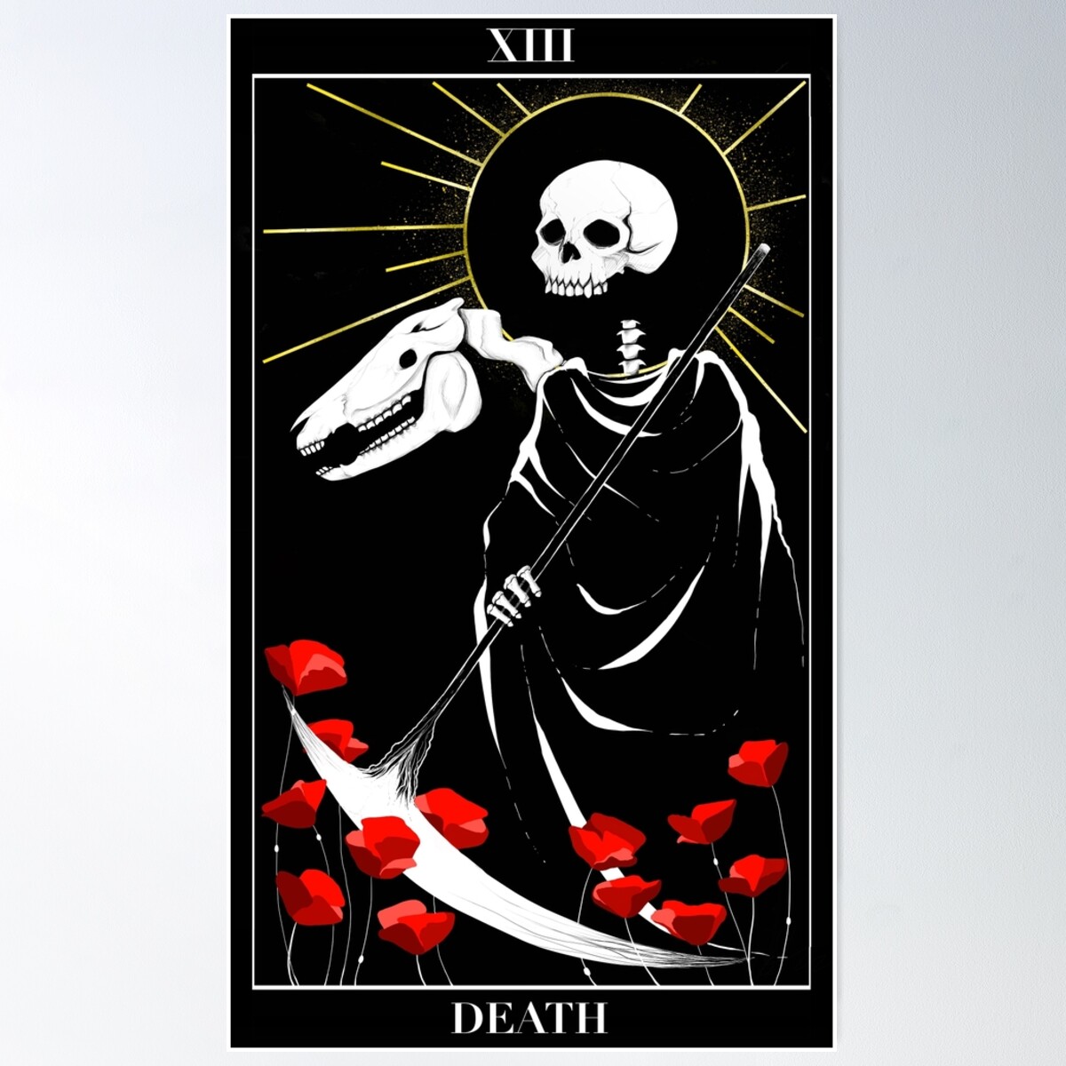 13 - Death Poster Wall Art, Modern Wall Decor For Living Room Bedroom ...