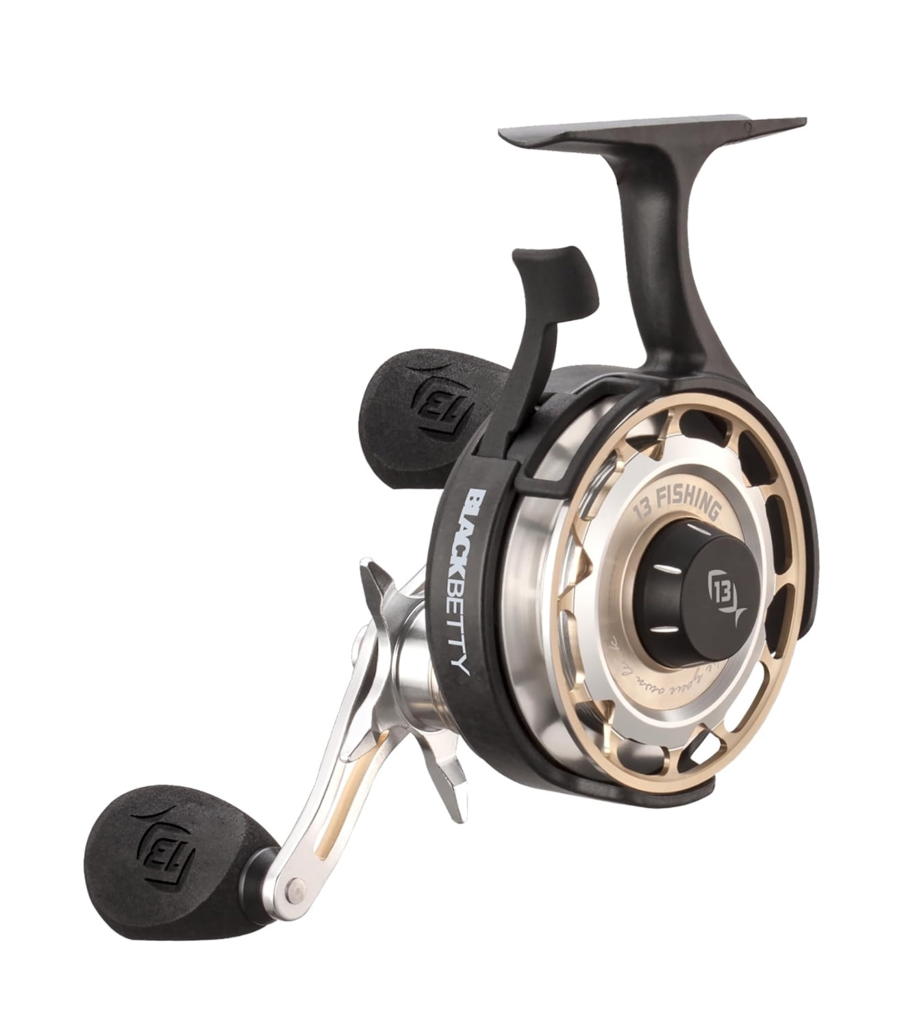 13 FISHING - Freefall Carbon - Inline Ice Fishing Reels - 2.5:1 Gear ...