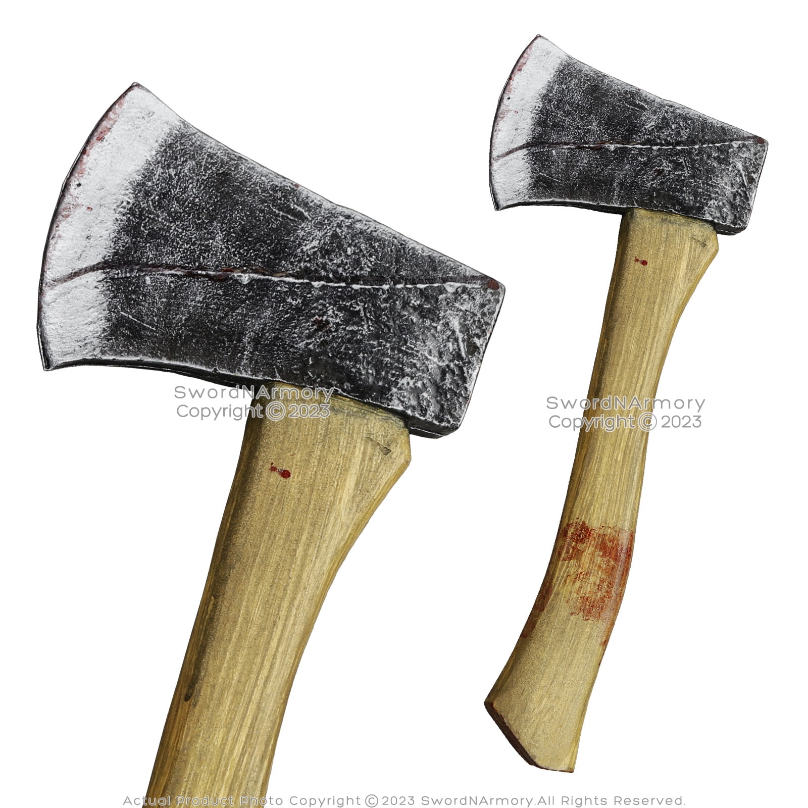 13” Foam Axe Hatchet Bloody Serial Horror Movie Halloween Costume Prop ...