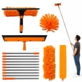 13 Ft High Dusters Kit for Cleaning, Extendable Pole with 5 Different ...
