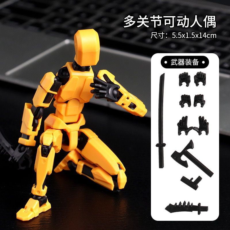 13 Full Joint Action Figure Soldier 3D Printing 3rd Generation Dummy ...