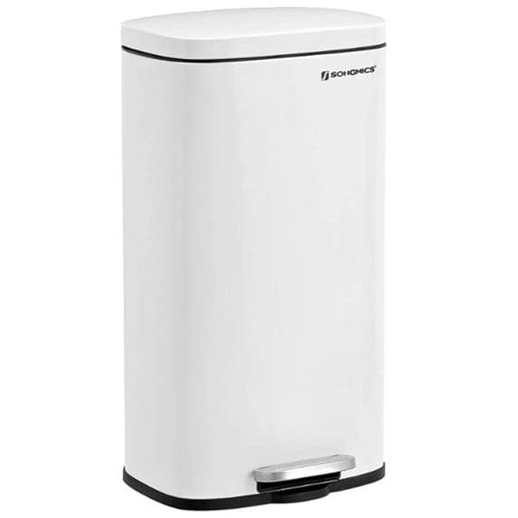 13 Gallon (50 L) Trash Can, Stainless Steel Kitchen Garbage Can ...